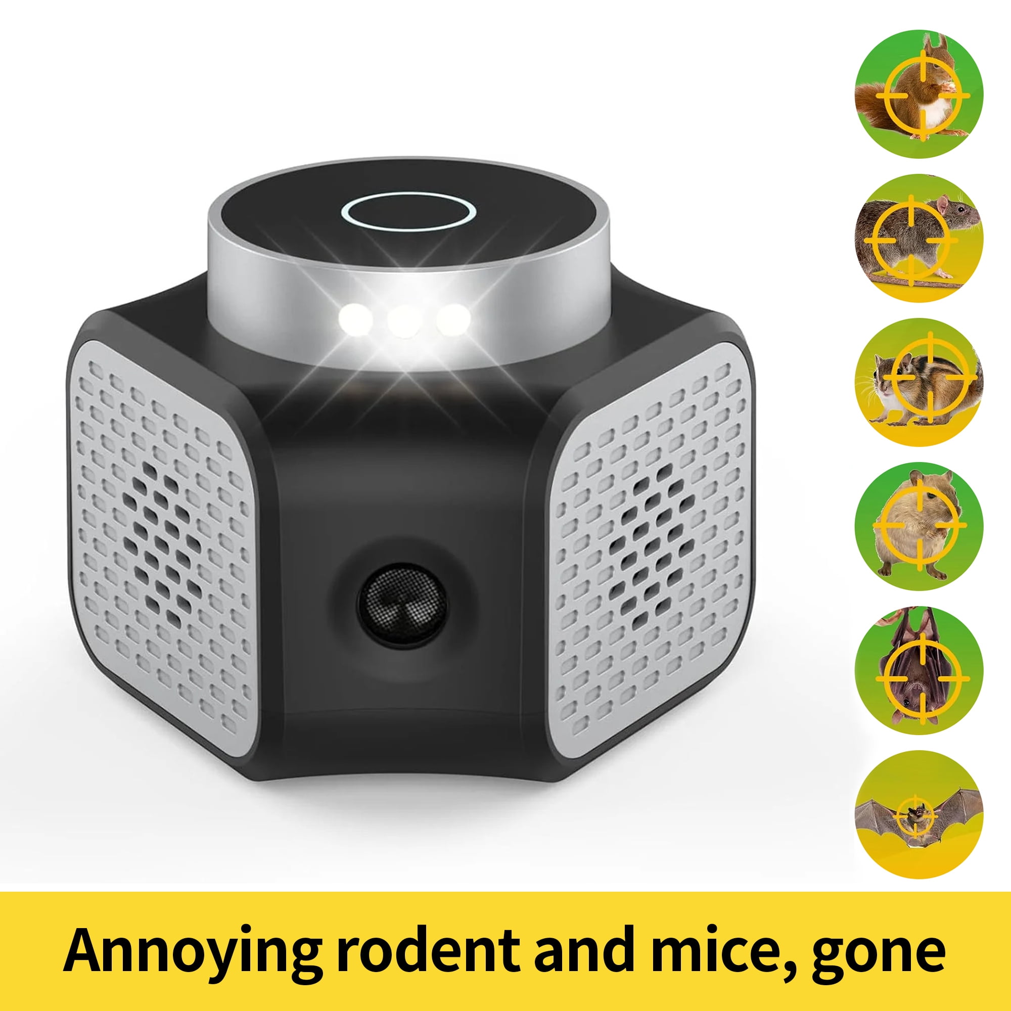 Gaway Rodent Repellent Mouse Repellent Indoor Ultrasonic Pest Repeller ...