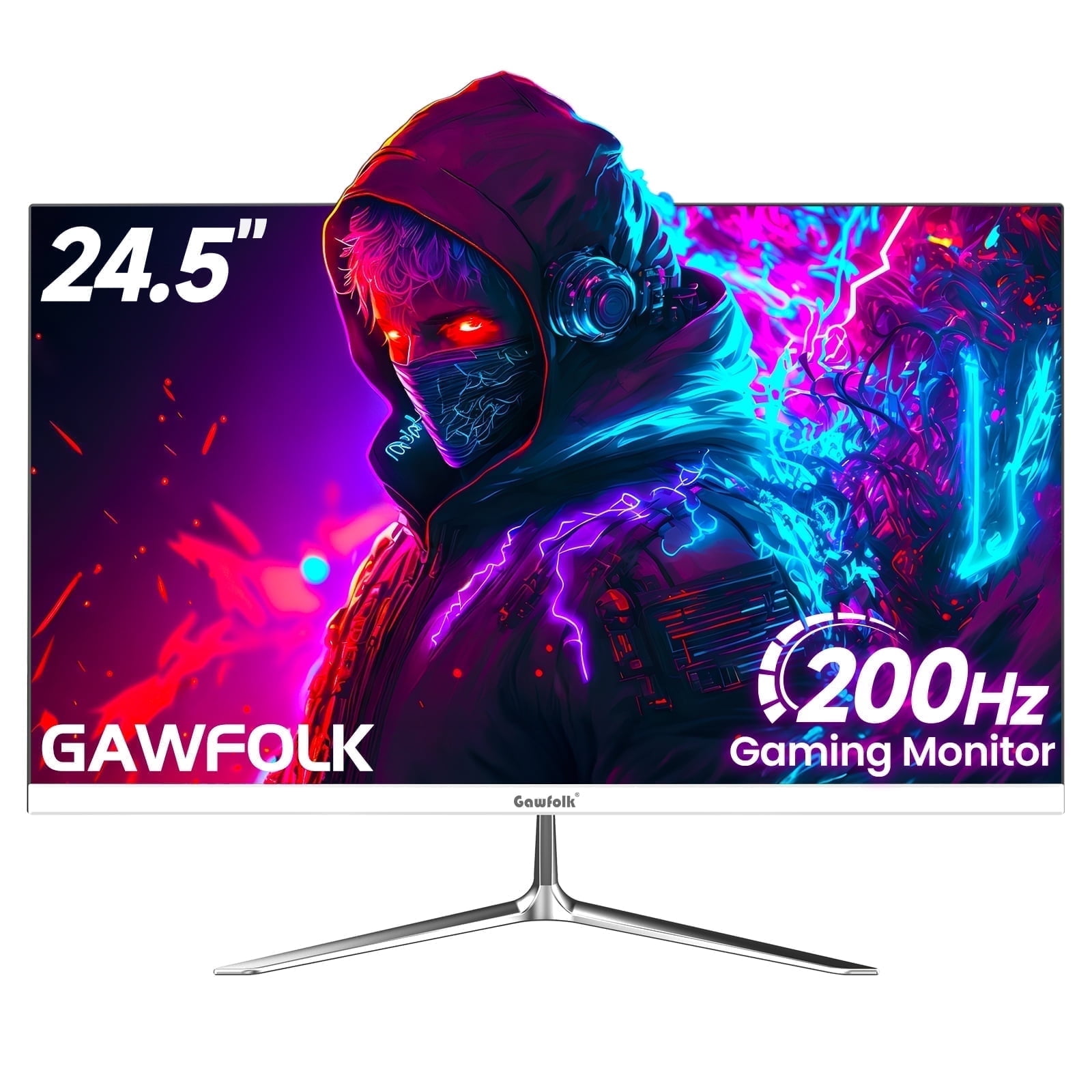 Gawfolk 24.5 inch 200Hz Gaming Monitor FHD 1080P - High Refresh Rate ...