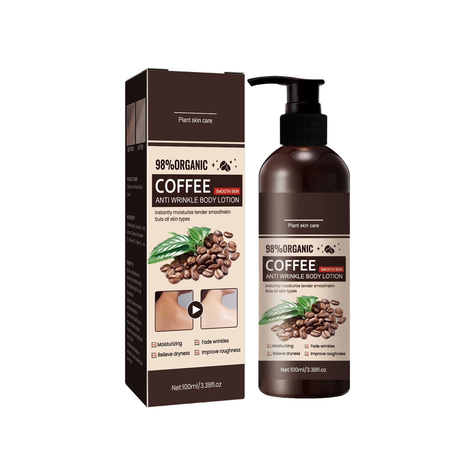 Gawie Coffee Lotion, Daily Moisturizing Body Lotion with Cocoa Butter ...