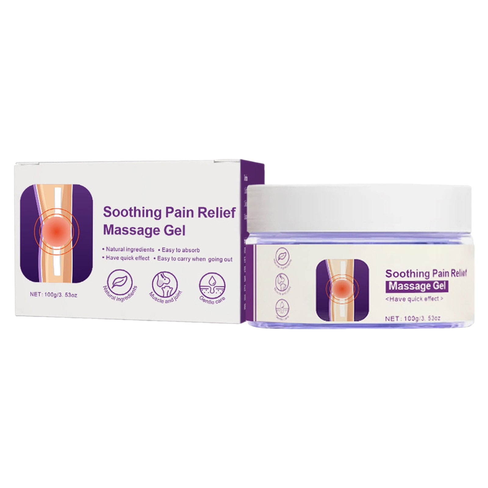 Gawie Jōint Pāin Réliéf Purple Gel, Soothing Pāin Réliéf Massage Gel ...