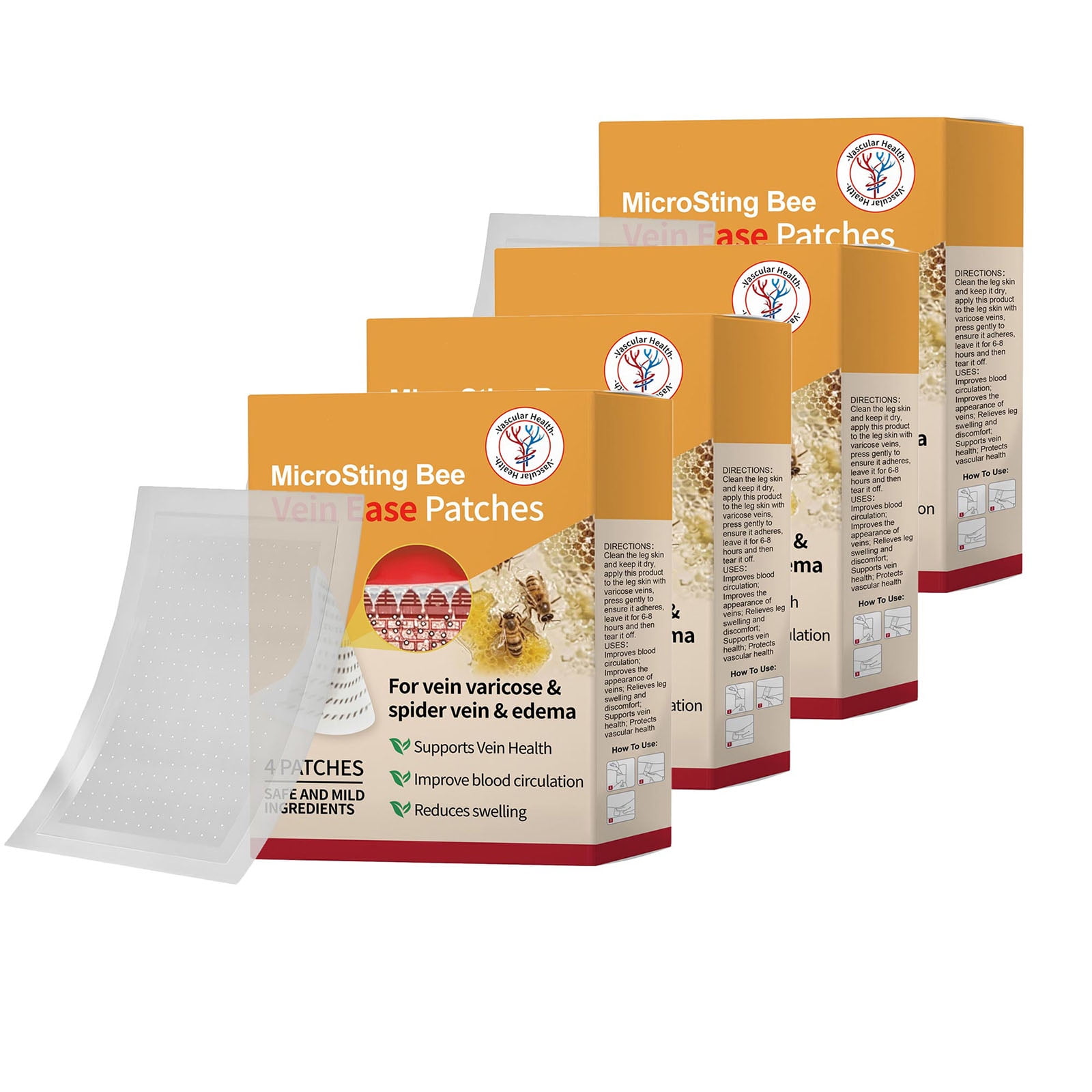 Gawie Microsting Be e Vein Ease Patchs,Nano Plasters for Varicose Veins ...