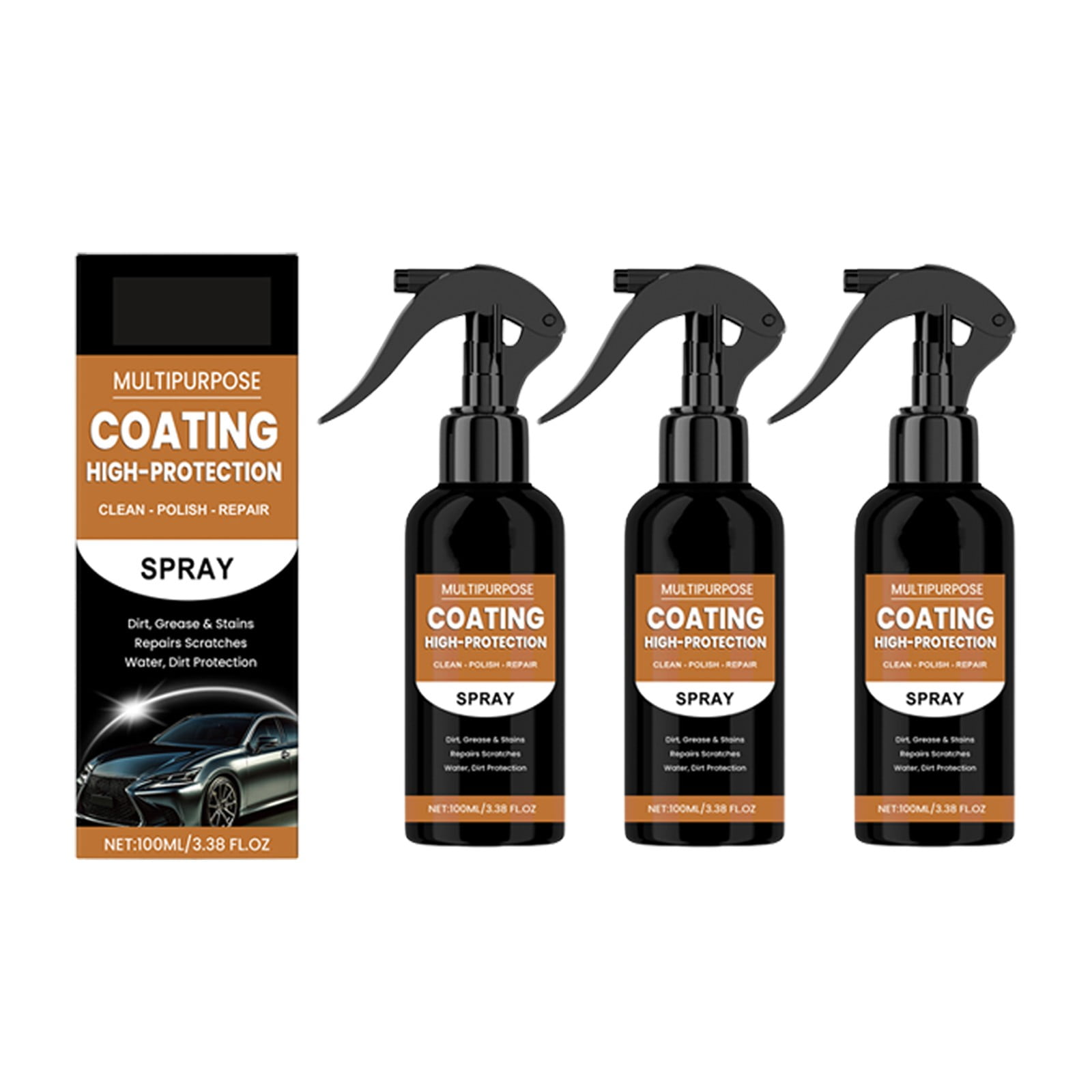 Gawie Turbo Shine Nexa,2025 New 3 in 1 High Protection Quick Car Coating Spray,Car Scratch Quick ...