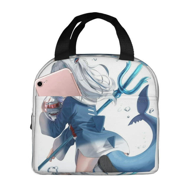 Gawr Gura Lunch Bag Lunch Bag Tote Bag Insulated Lunch Box Picnic Beach ...