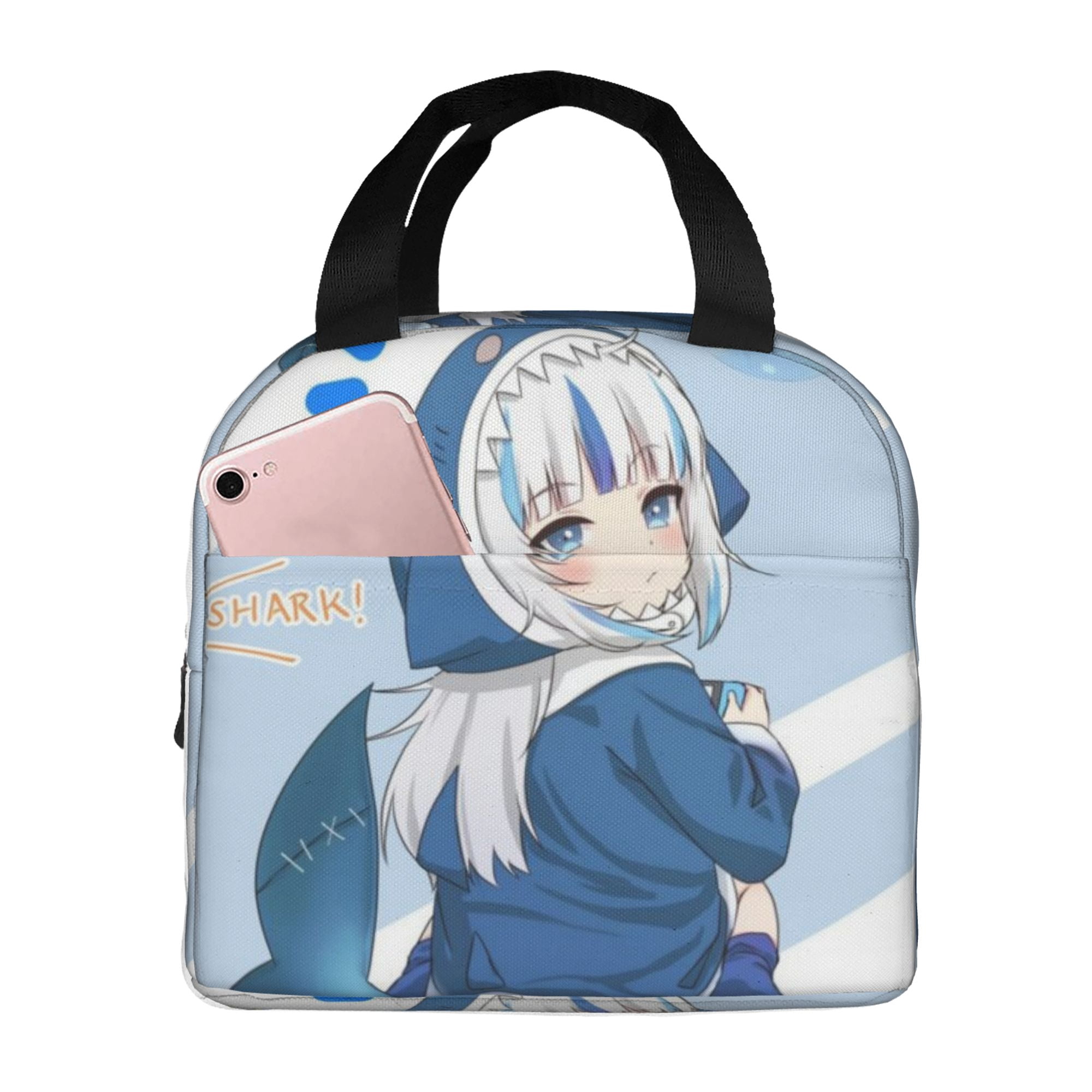Gawr Gura Lunch Bag Lunch Bag Tote Bag Insulated Lunch Box Picnic Beach ...