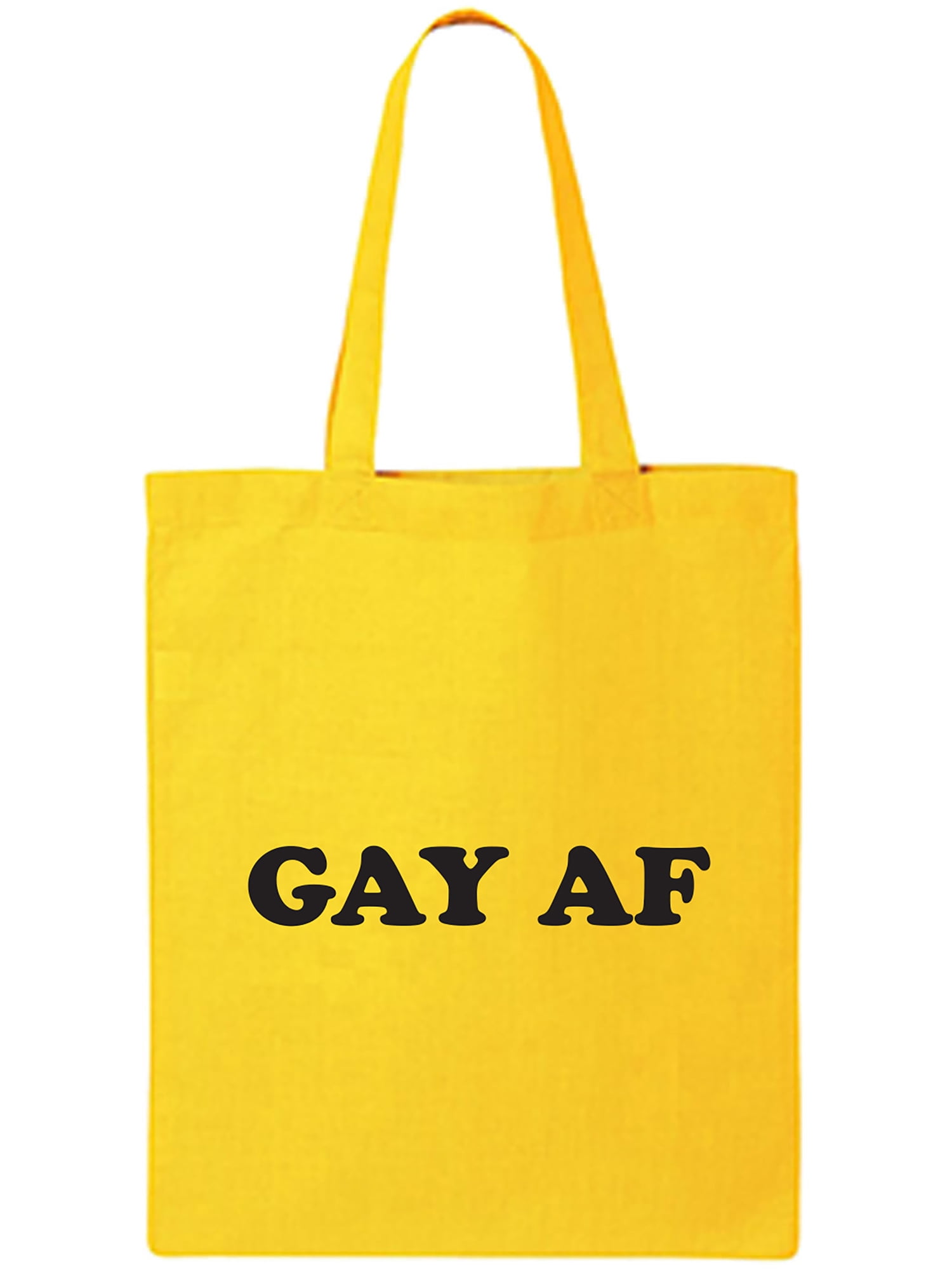 Gay AF Cotton Canvas Tote Bag - Walmart.com