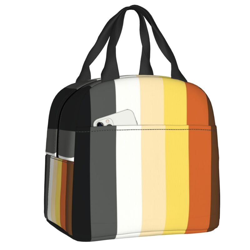 Gay Bear Pride Flag Resuable Lunch Boxes Women Multifunction Lgbt ...