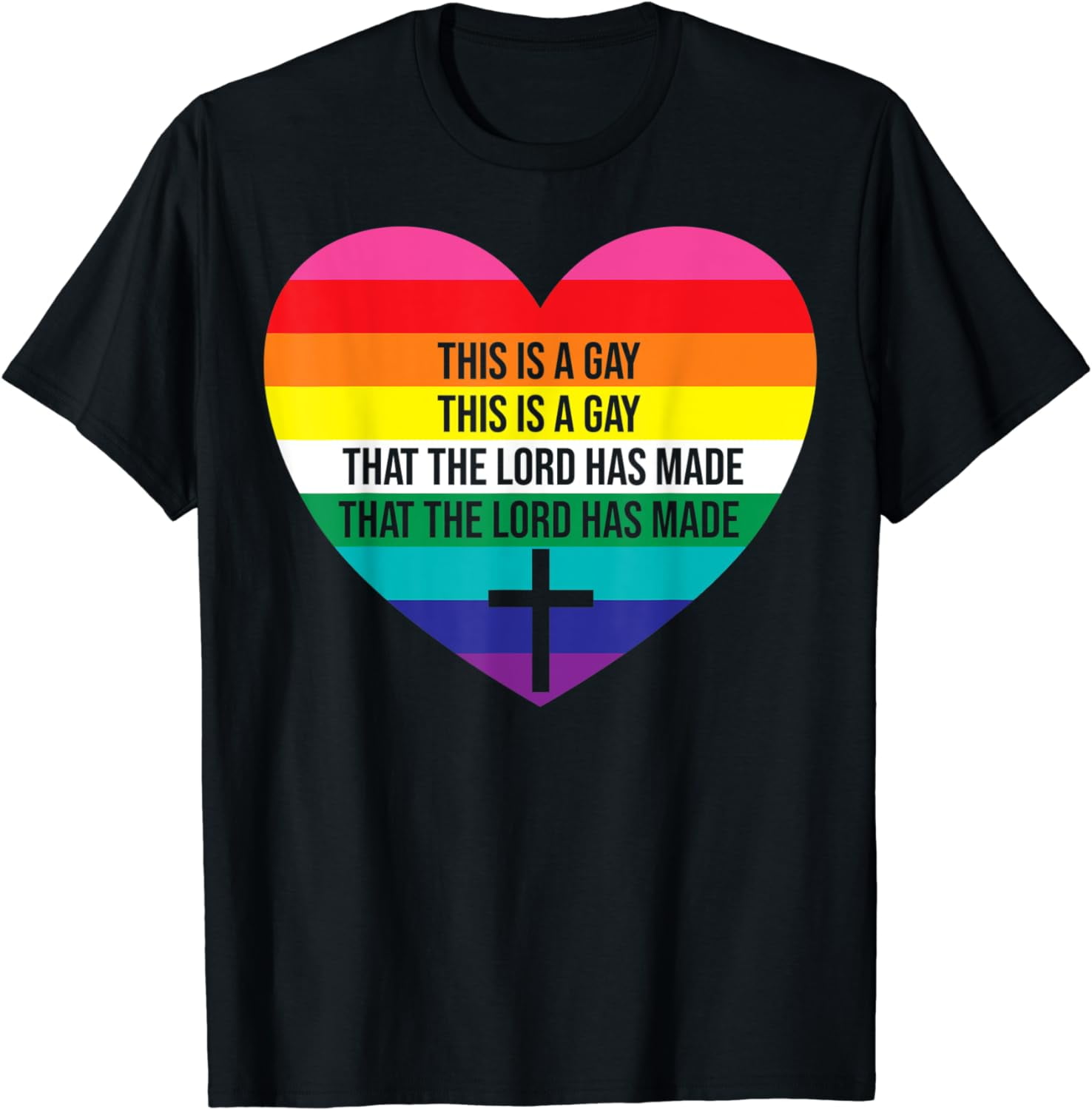 Gay Christian T-Shirt Gift Lesbian LGBT Transgender Christ - Walmart.com