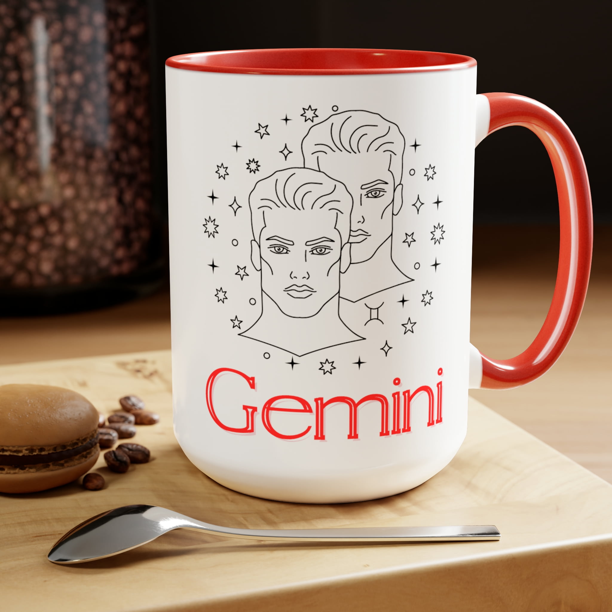 Gay LGBTQ Trans Gemini Zodiac June Birthday Coffee Mugs 15oz - Walmart.com