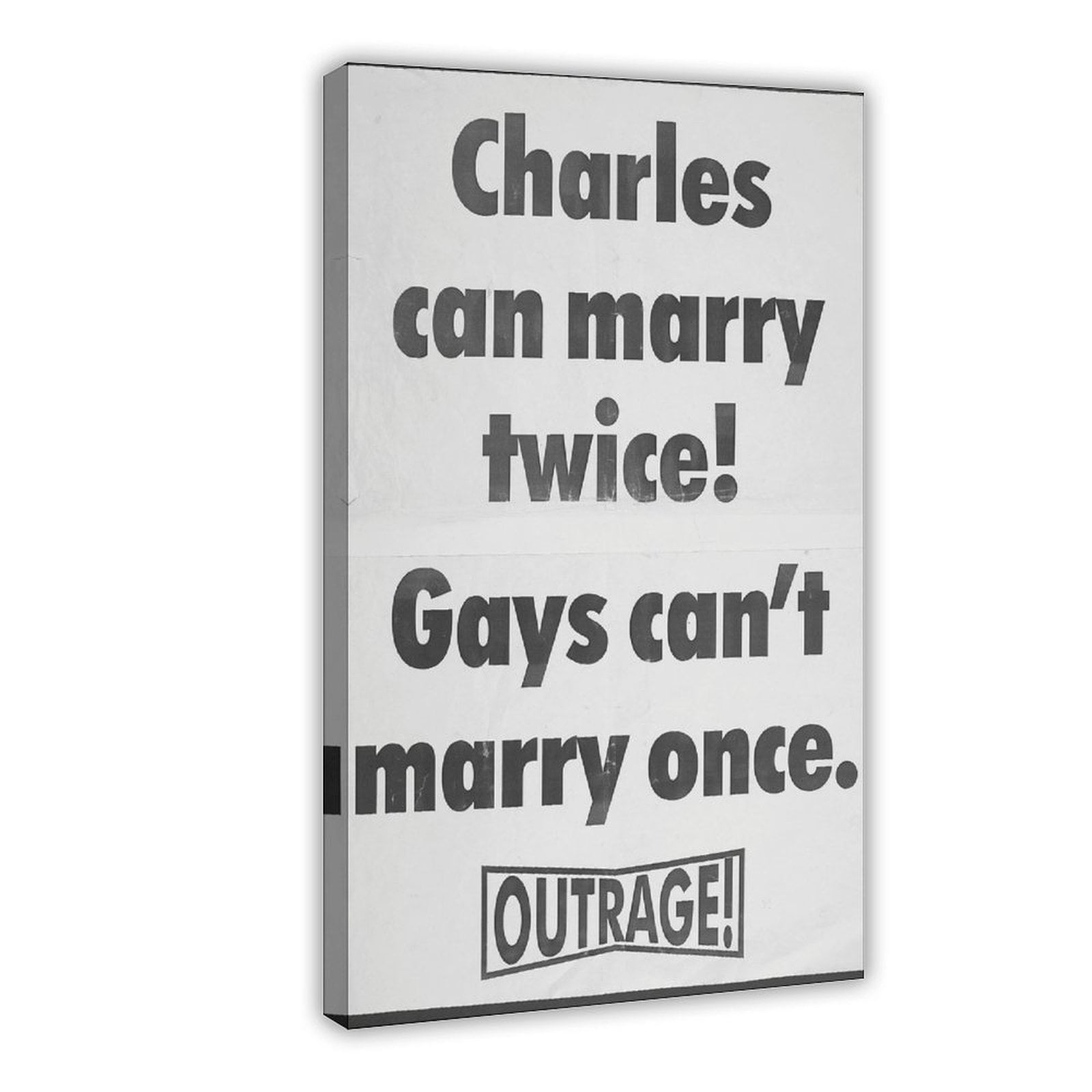 Gay Liberation Front Manifesto, Outrage Poster Posters Art Print ...