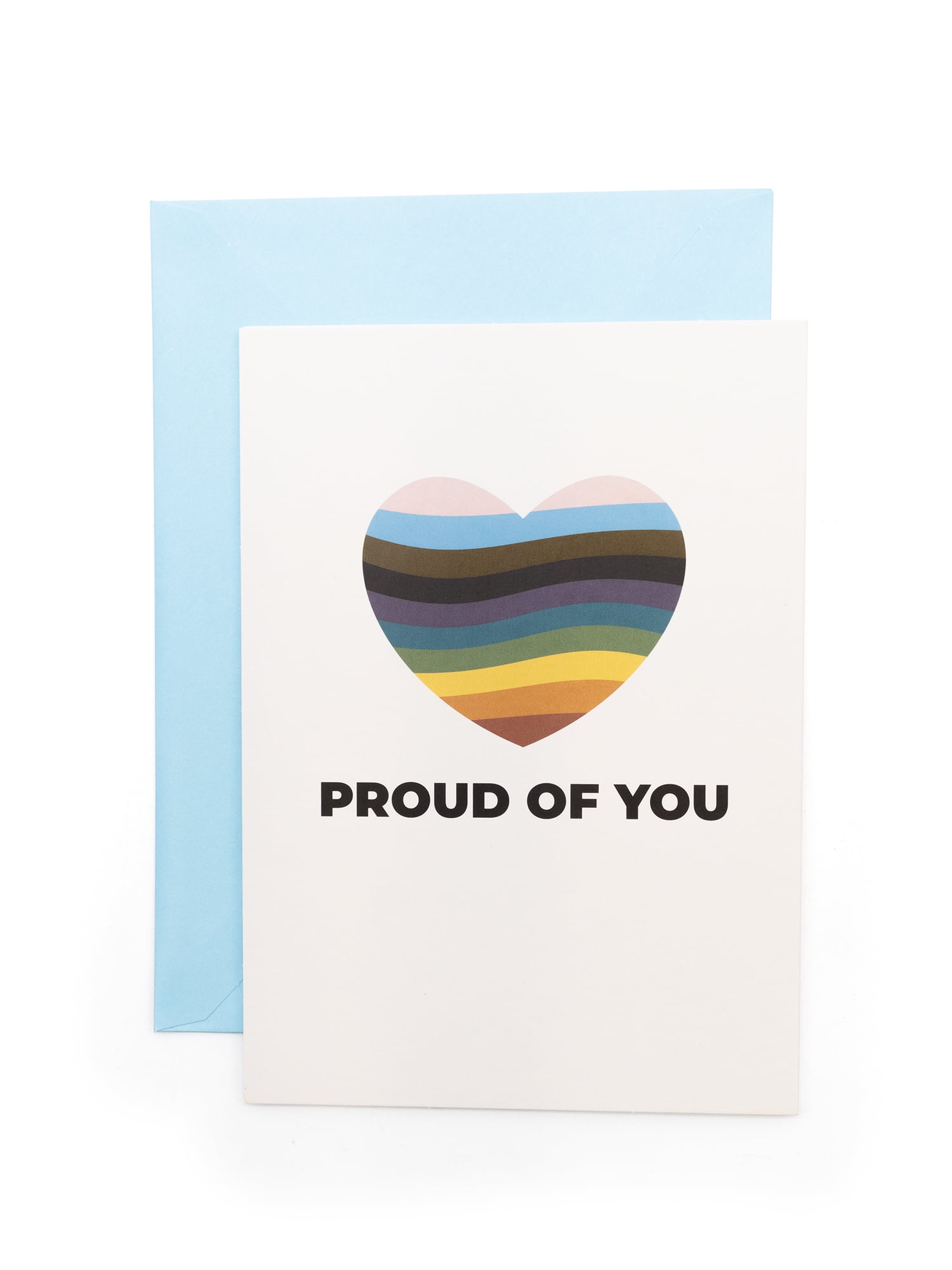 Gay Pride Apparel Proud of You Pride Greeting Card - Walmart.com