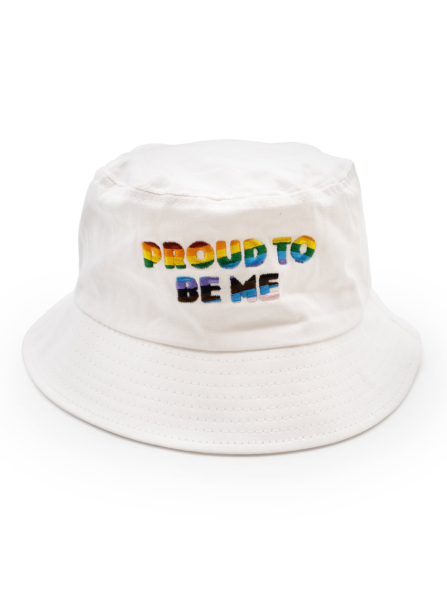 Gay Pride Apparel Proud to Be Me Cotton Bucket Hat - Walmart.com