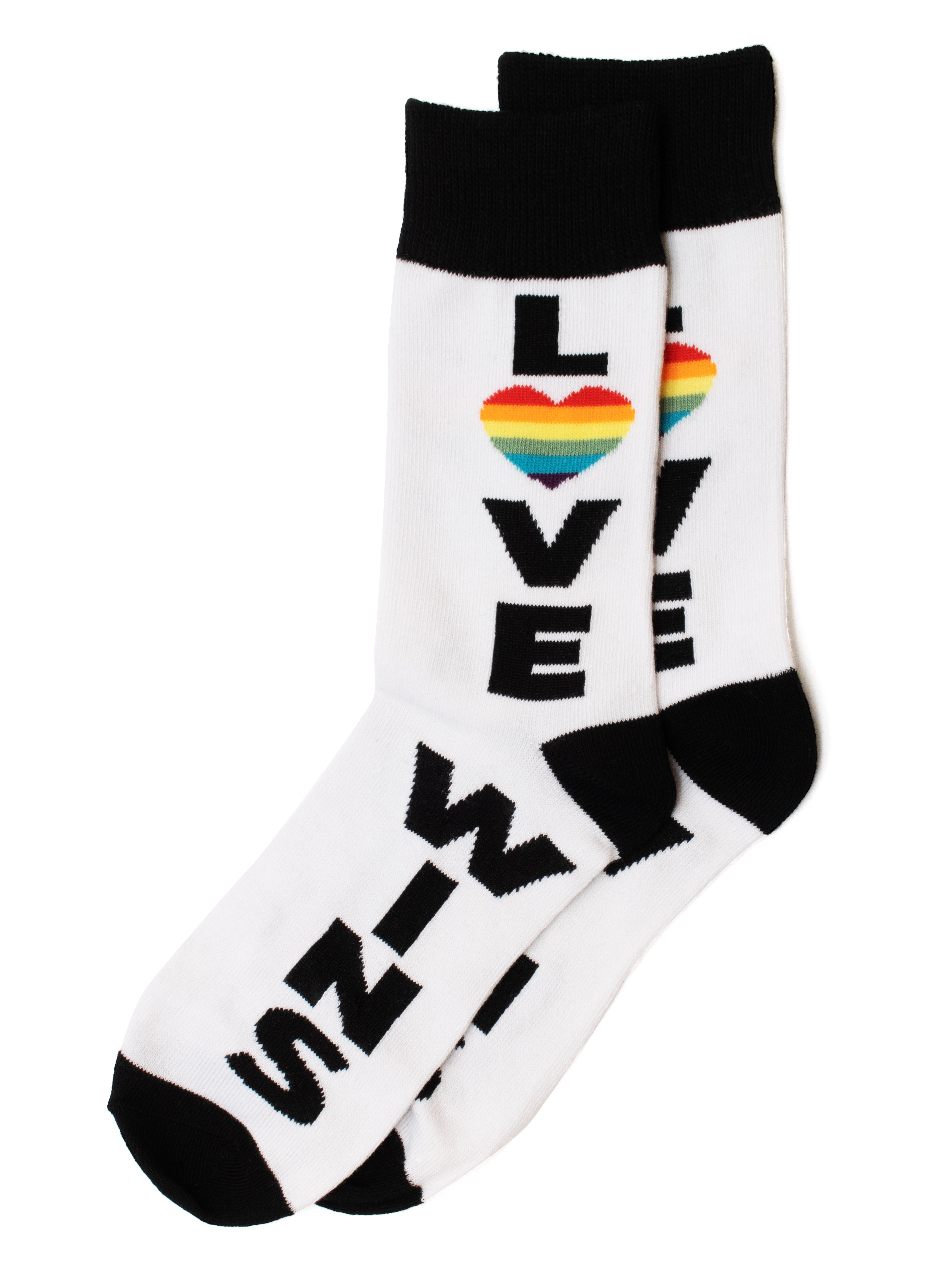 Gay Pride Apparel Unisex Celebrate Love Pride Crew Socks, Multicolor - Walmart.com