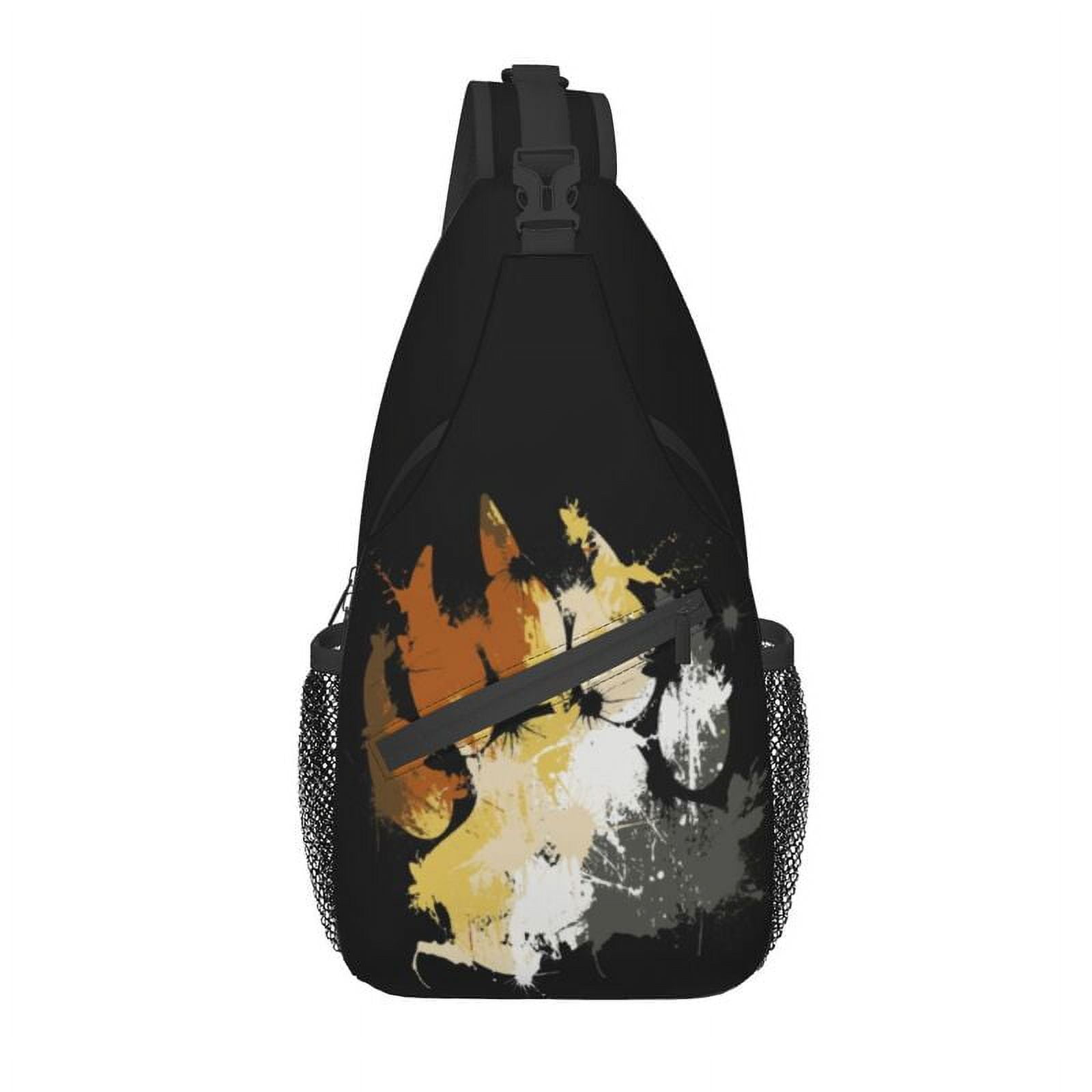 Gay Pride Flag LGBTQ Sling Crossbody Chest Bag Men Fashion LGBT Lesbian ...