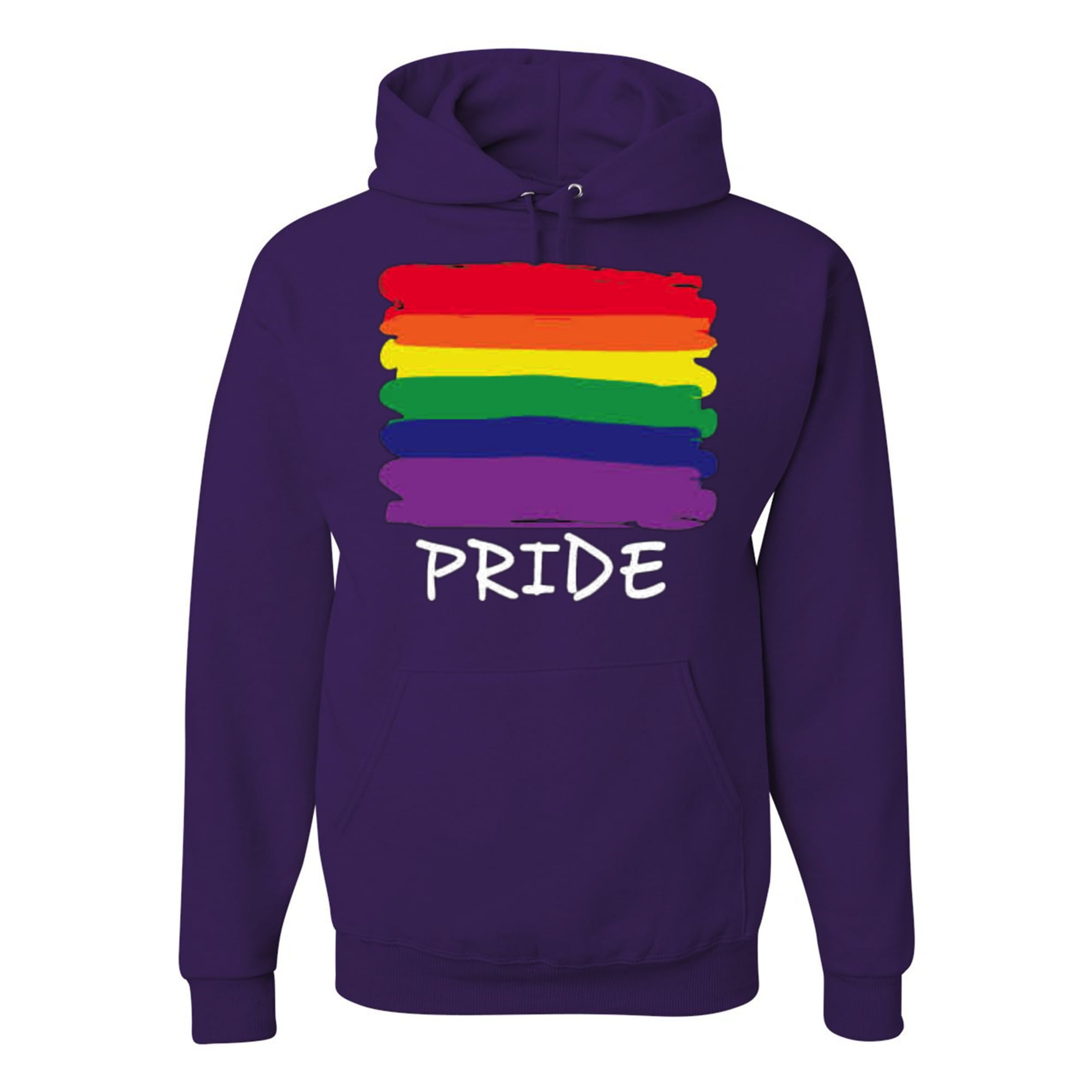 Gay Pride Flag Mens Hoodies, Purple, Small - Walmart.com