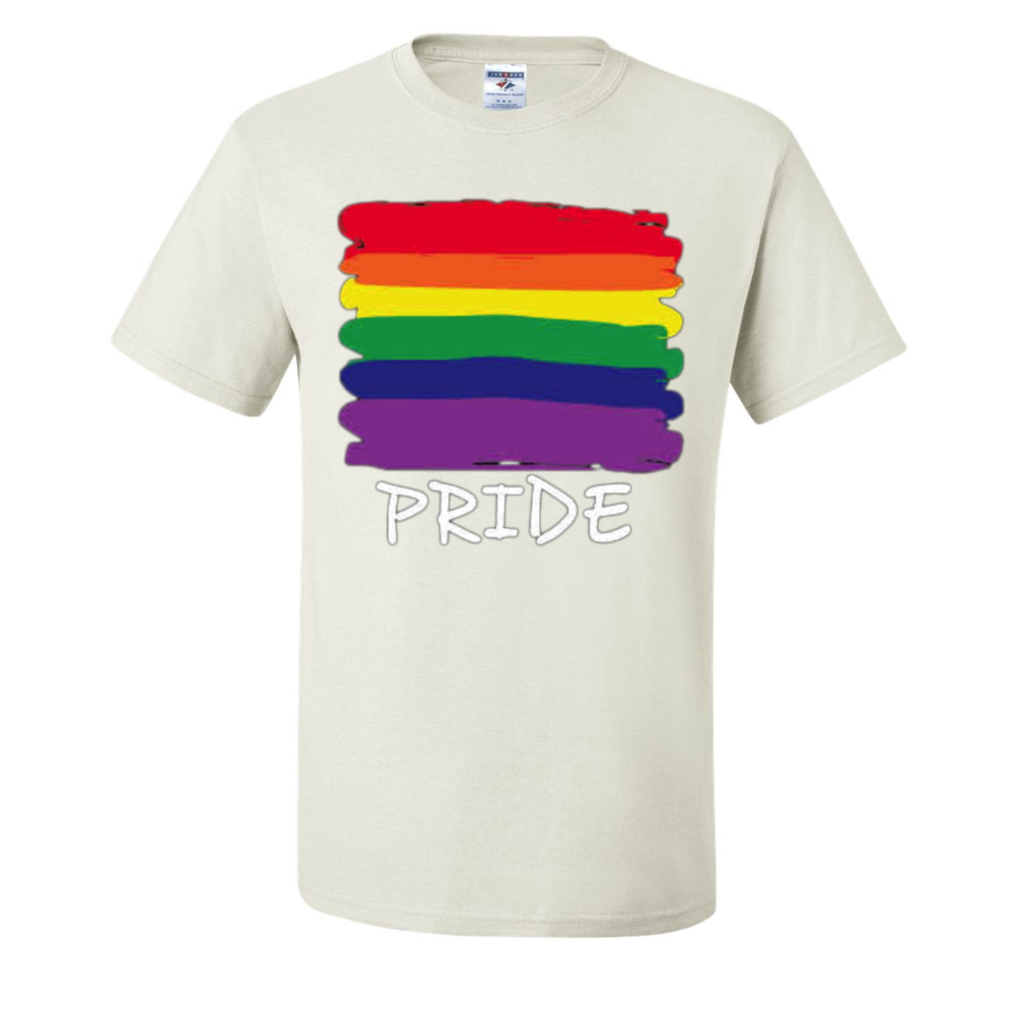 Gay Pride Flag Mens T-shirts, White, 3XL - Walmart.com