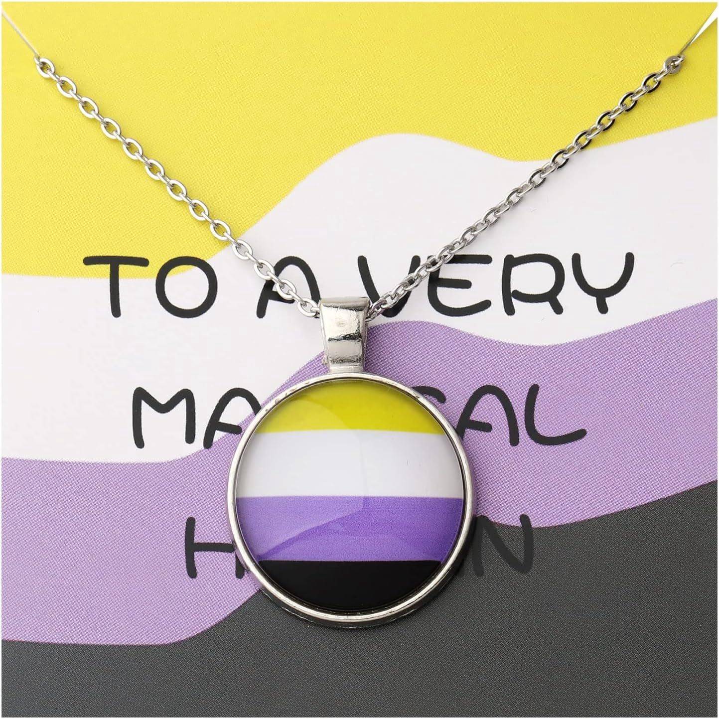 Gay Pride Gift LGBT Necklace Rainbow Pride Necklace LGBT Jewelry ...