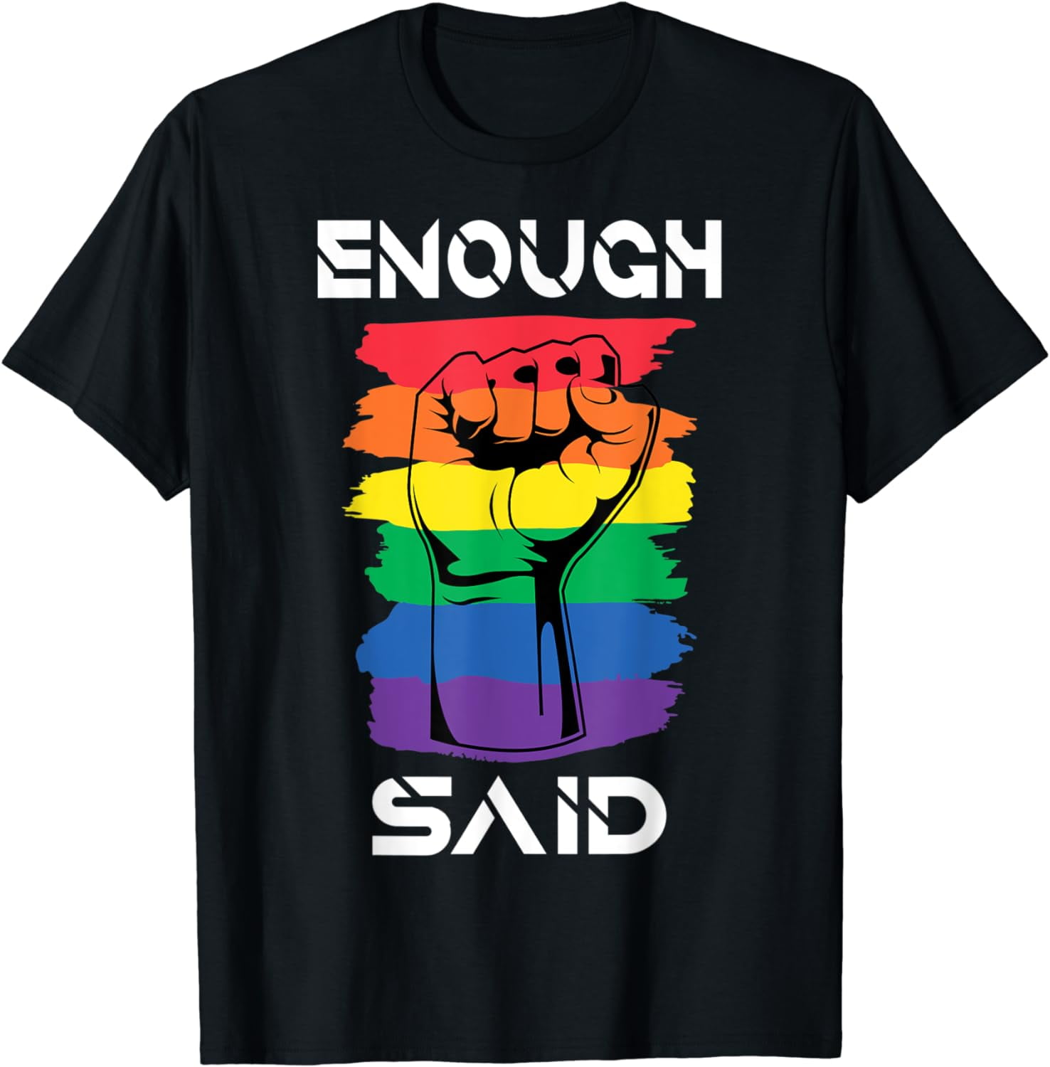 Gay Pride Lgbt Rainbow Fist Lgbtq Pride Month Merch T Shirt
