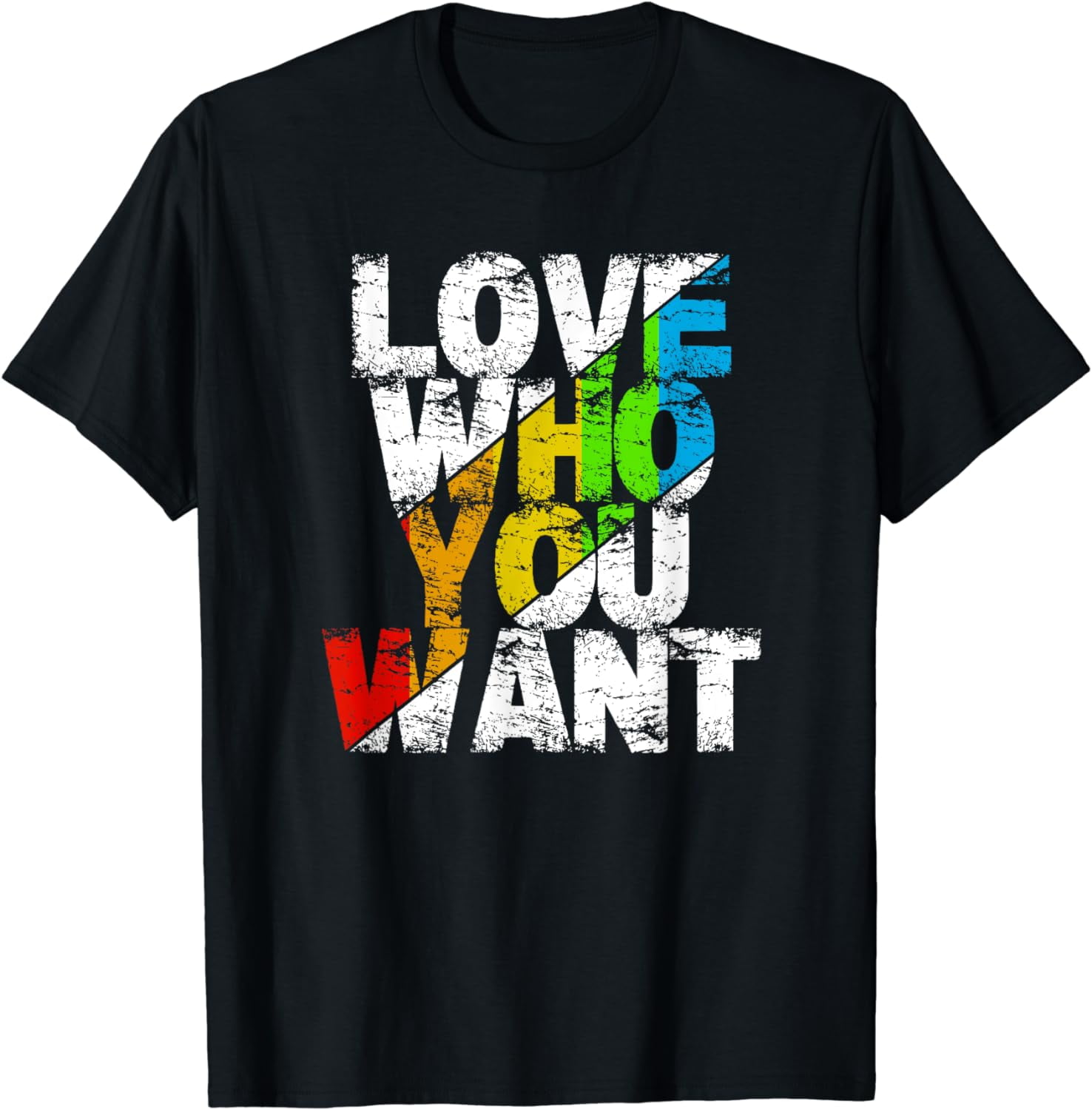 Gay Pride Month LGBTQ Rainbow Equality T-Shirt - Walmart.com