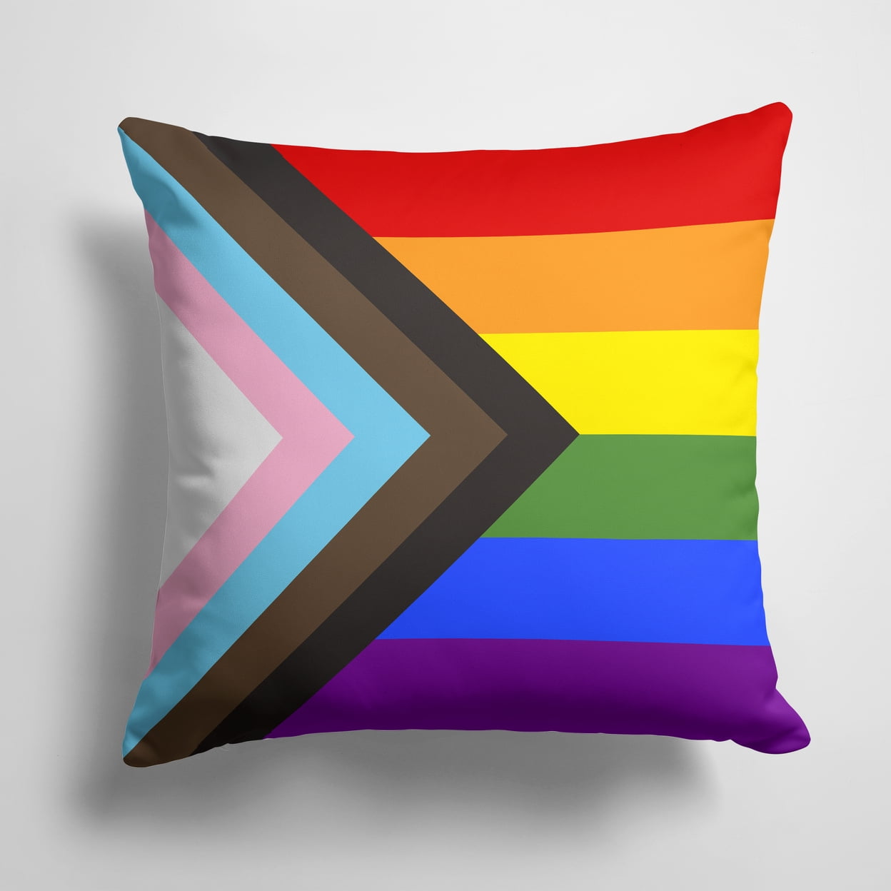 Gay Pride Progress Pride Fabric Decorative Pillow - Walmart.com