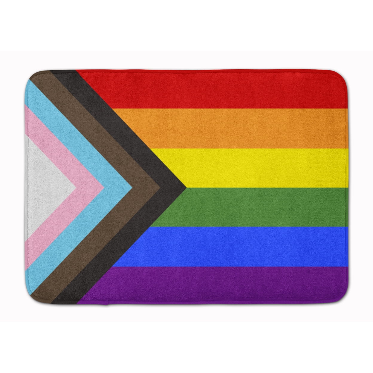 Gay Pride Progress Pride Machine Washable Memory Foam Mat - Walmart.com