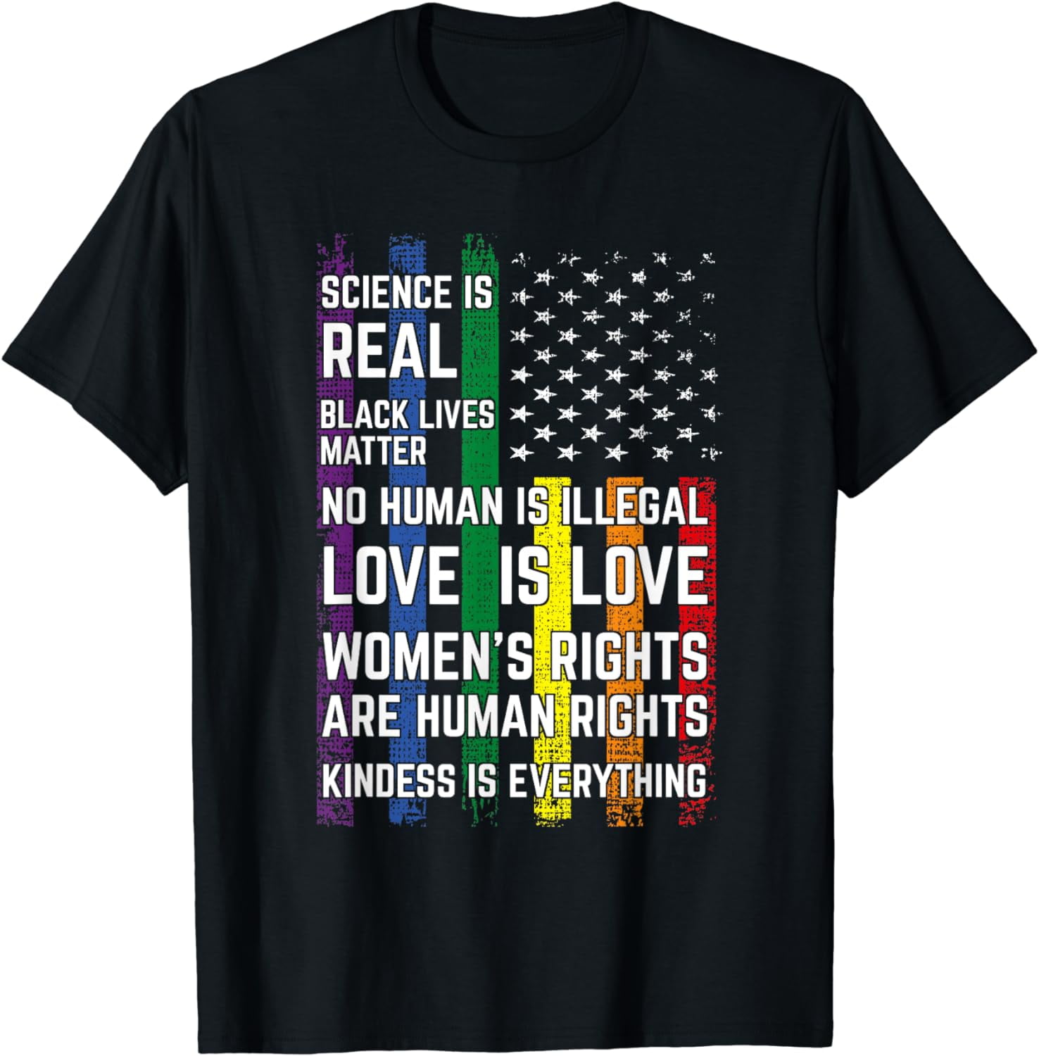 Gay Pride Science is real LGBT Support LGBTQ Lesbian T-Shirt - Walmart.com