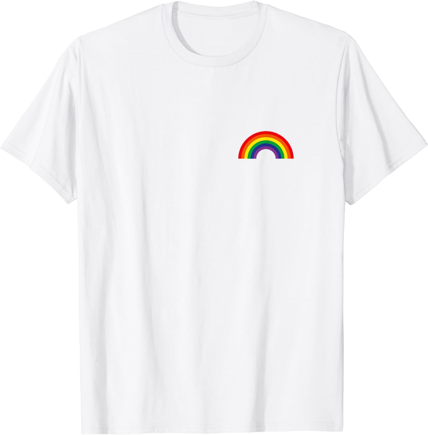 Gay Pride Stuff Rainbow Pocket LGBT Pride Parade T-Shirt - Walmart.com