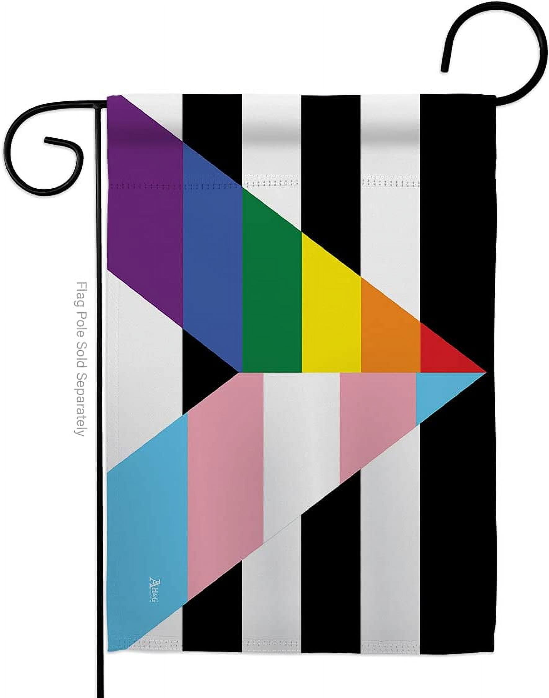 Gay Trans Straight Ally Garden Flag Support Pride Rainbow Love LGBT ...