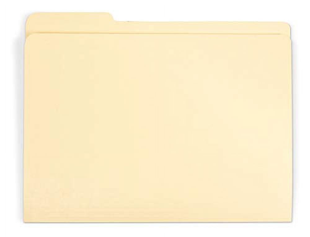 Gaylord Archival Archival-Quality Letter Size Cream File Folders w/Half ...