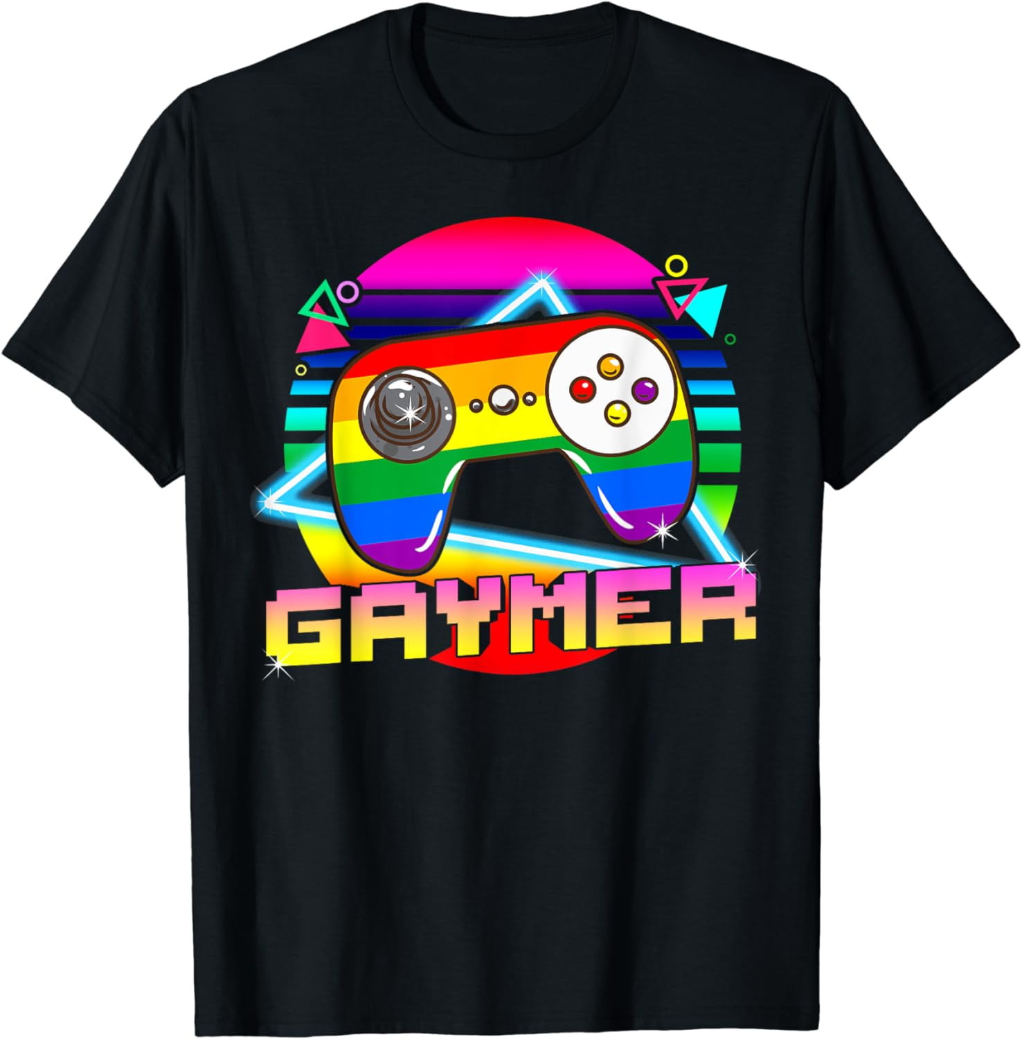 Gaymer T Shirt LGBTQ Gay Pride Month Gamer Gaming T-Shirt - Walmart.com