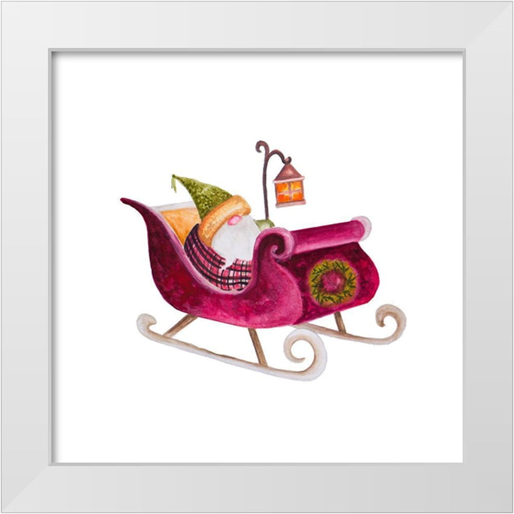 Gaynor, Janice 15x15 White Modern Wood Framed Museum Art Print Titled ...