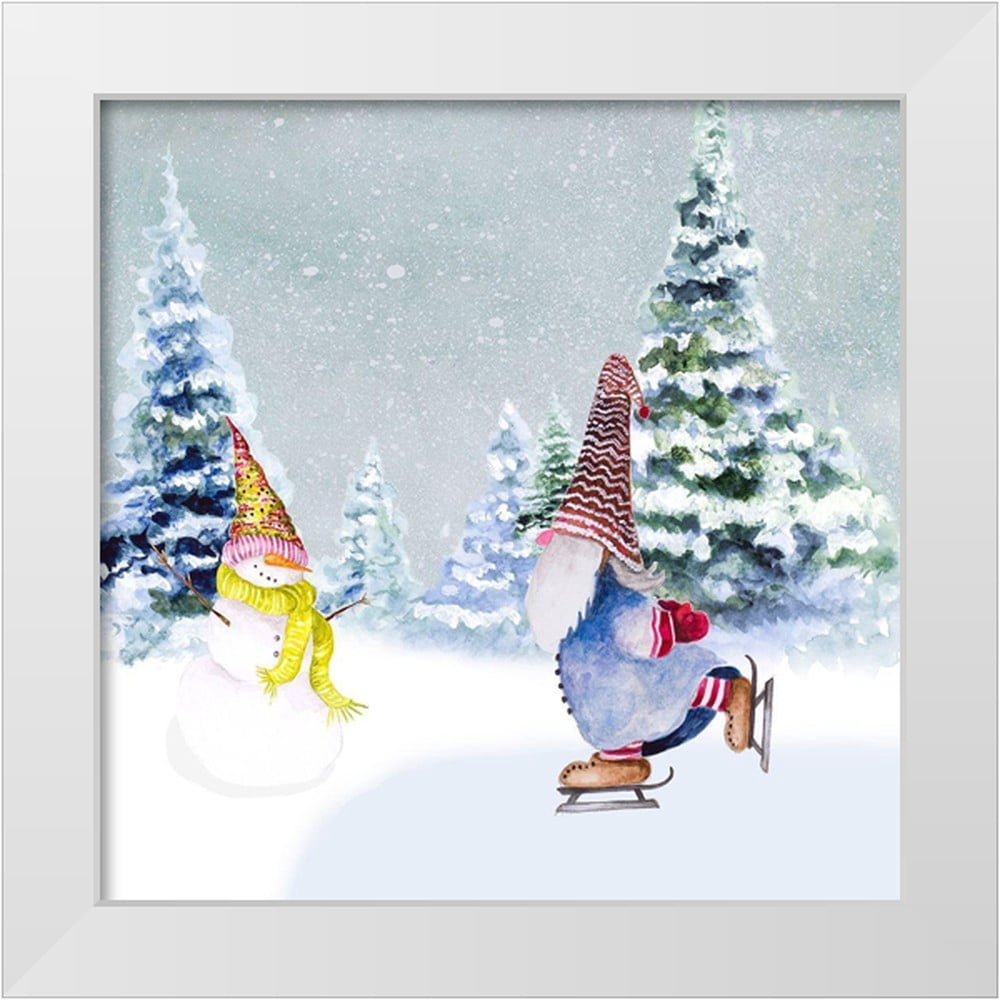 Gaynor, Janice 15x15 White Modern Wood Framed Museum Art Print Titled ...