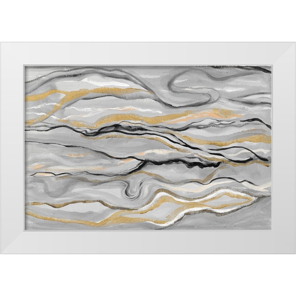 Gaynor, Janice 18x13 White Modern Wood Framed Museum Art Print Titled ...