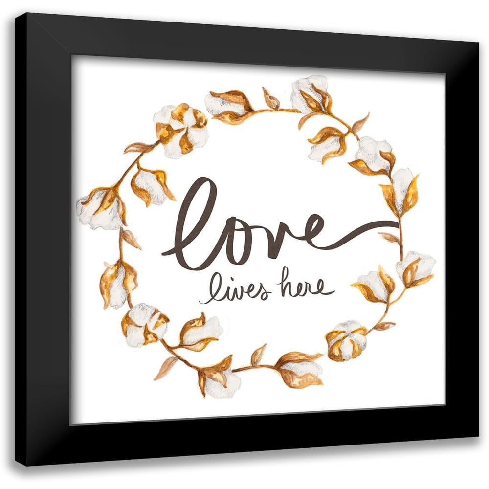 Gaynor, Janice 20x20 Black Modern Framed Museum Art Print Titled - Love ...
