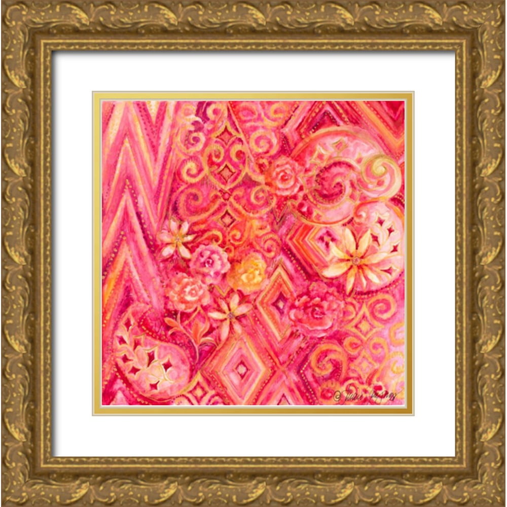 Gaynor, Janice 20x20 Gold Ornate Wood Framed with Double Matting Museum ...