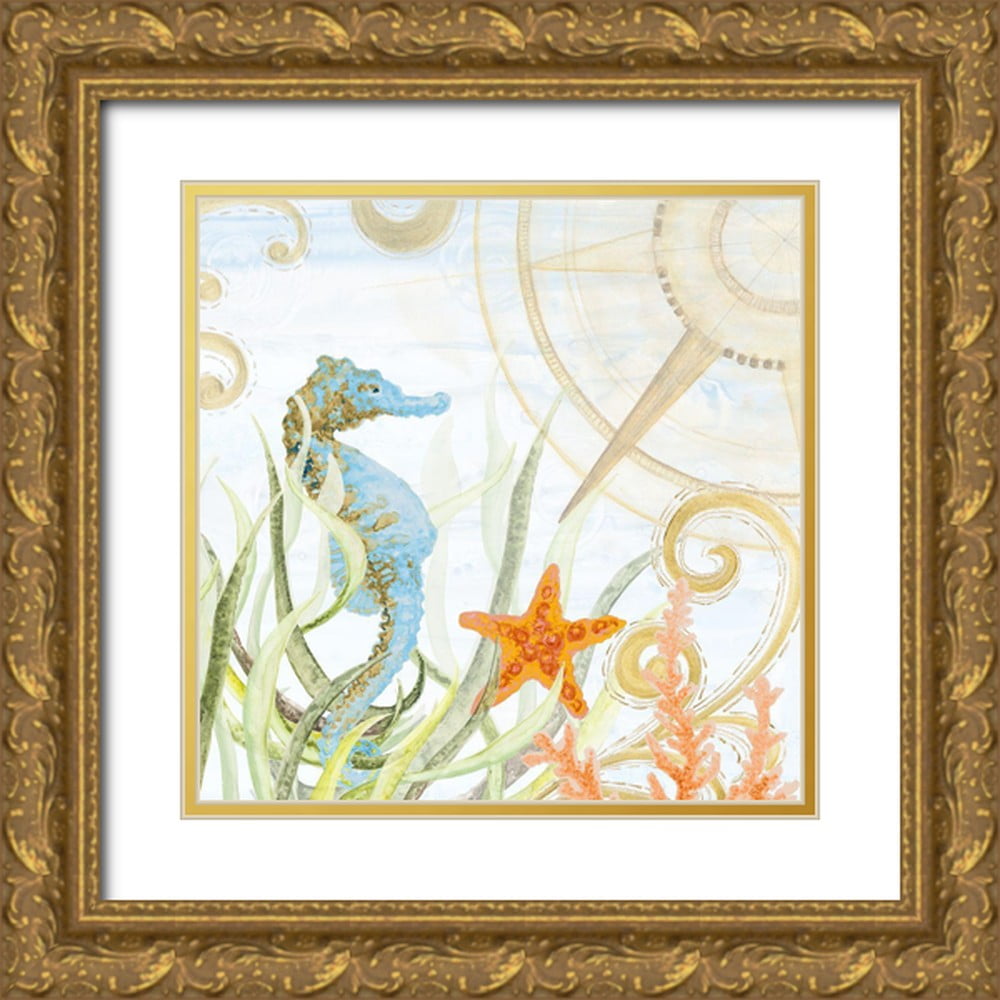 Gaynor, Janice 26x26 Gold Ornate Wood Framed with Double Matting Museum ...