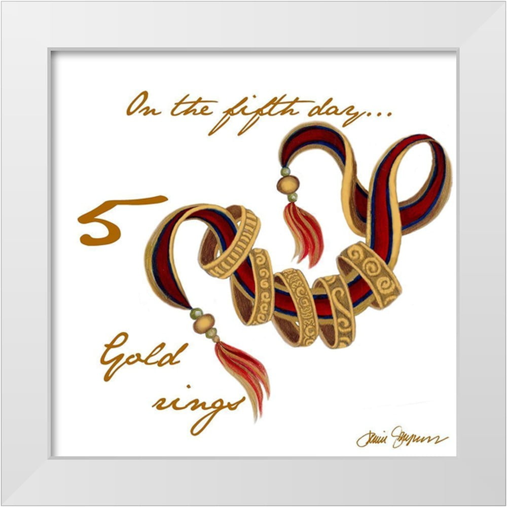 Gaynor, Janice 26x26 White Modern Wood Framed Museum Art Print Titled ...