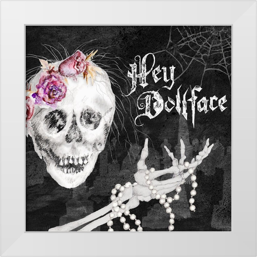 Gaynor, Janice 26x26 White Modern Wood Framed Museum Art Print Titled - Hello Dollface - Walmart.com