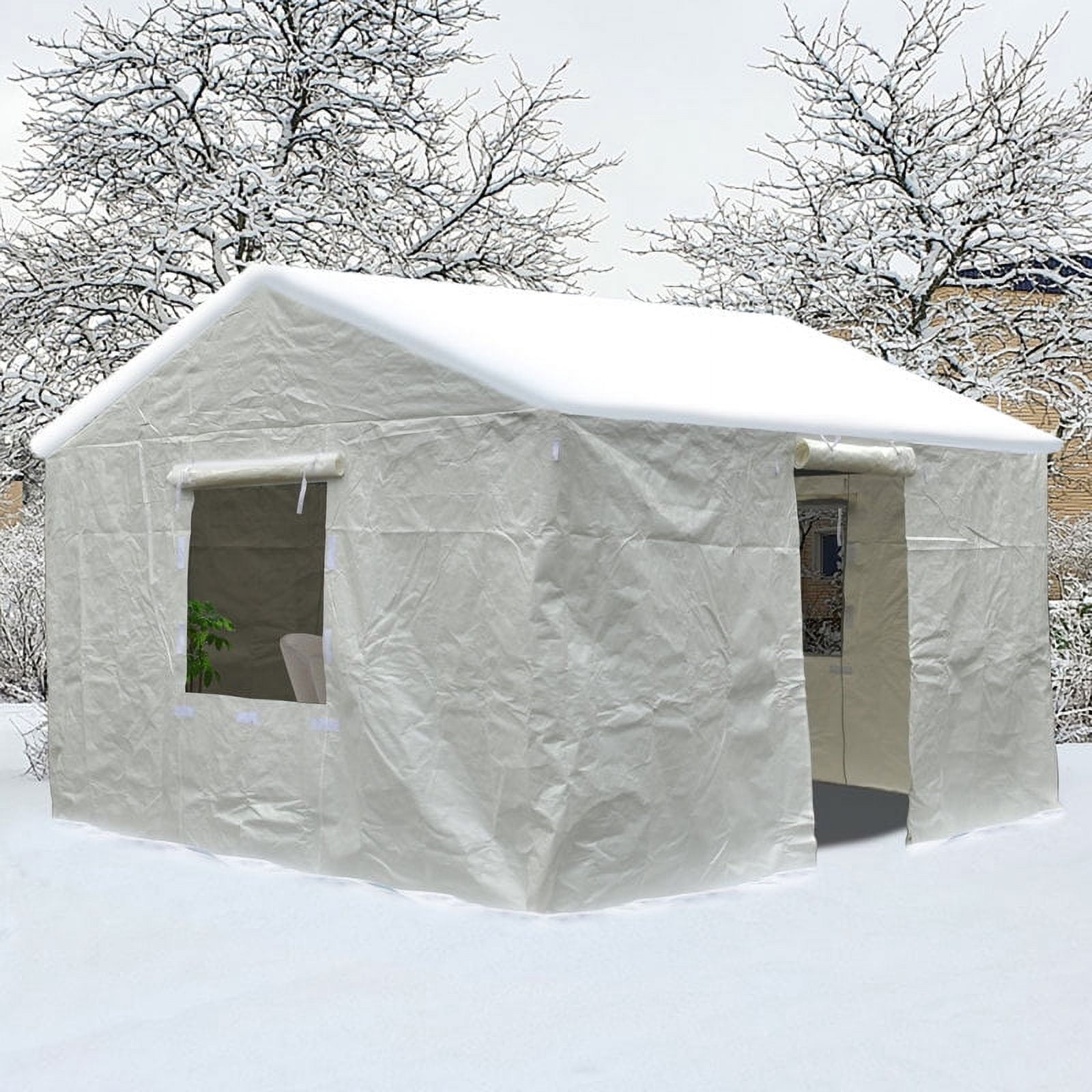 Domi Outdoor Living Universal Winter Gazebo Cover 12'x14', Hardtop ...