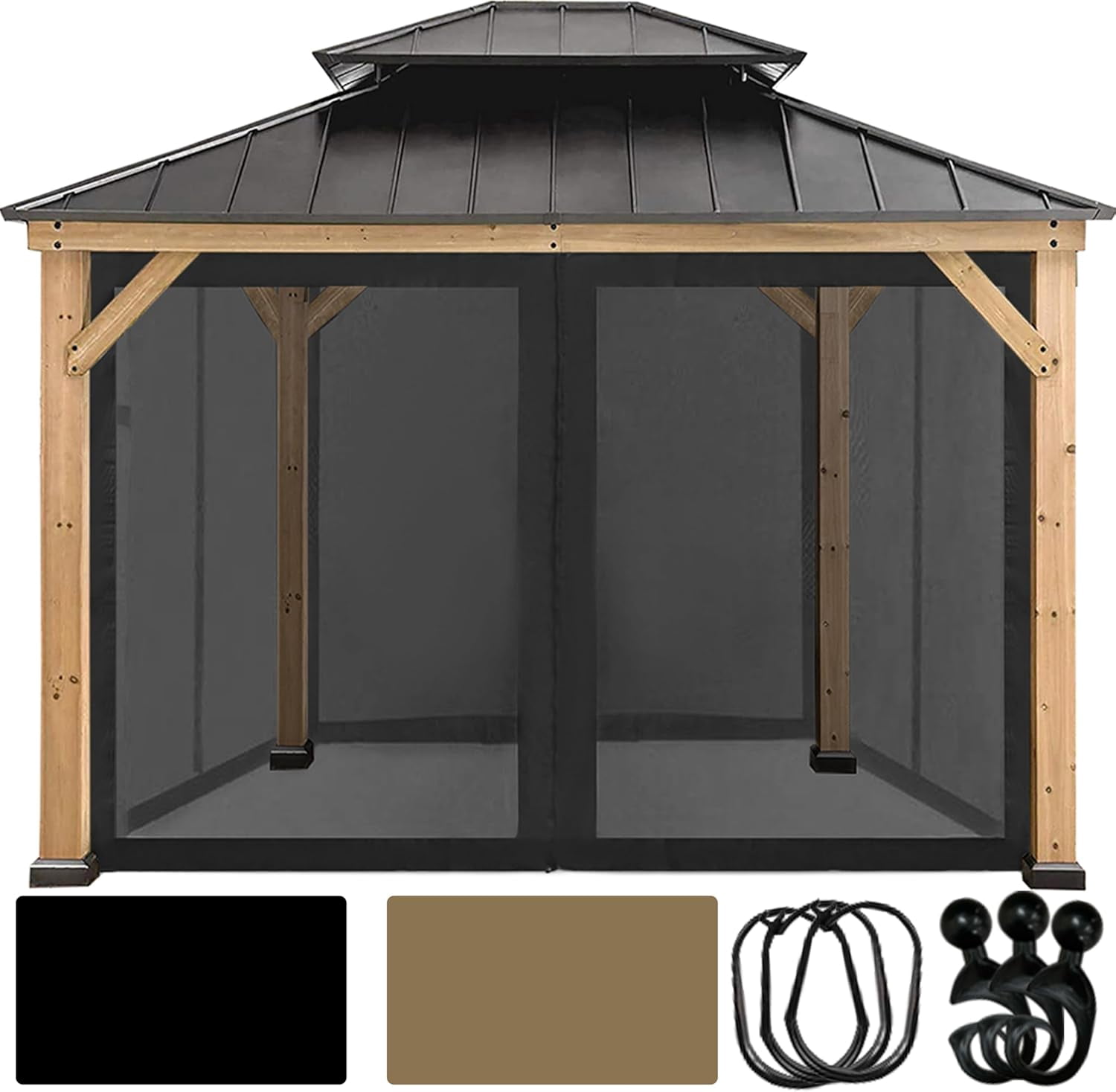 Pergola Canopy Mosquito Netting