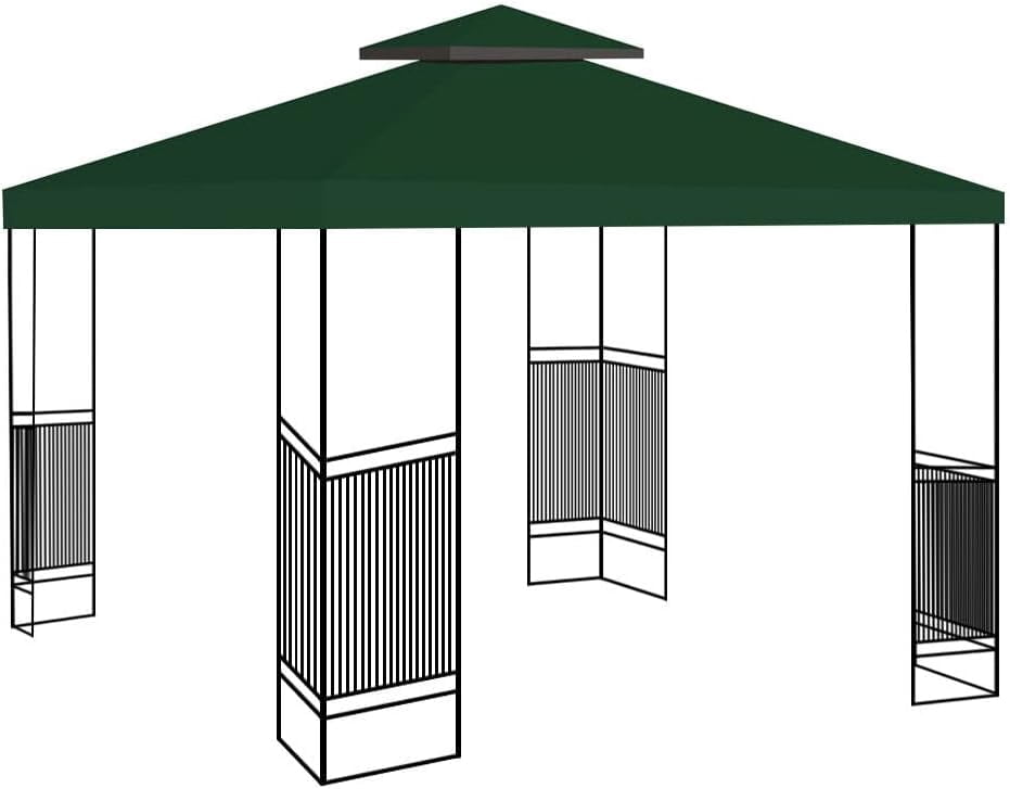 Gazebo Canopy Replacement Top 10'x10' - Single Tier Patio Canopy Cover ...