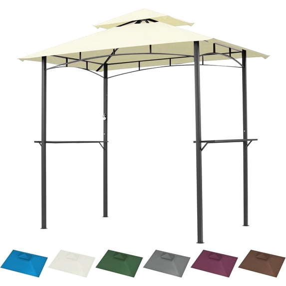 Gazebo Canopy Top - Grill Gazebo Canopy Roof - 5x8 Outdoor Grill ...