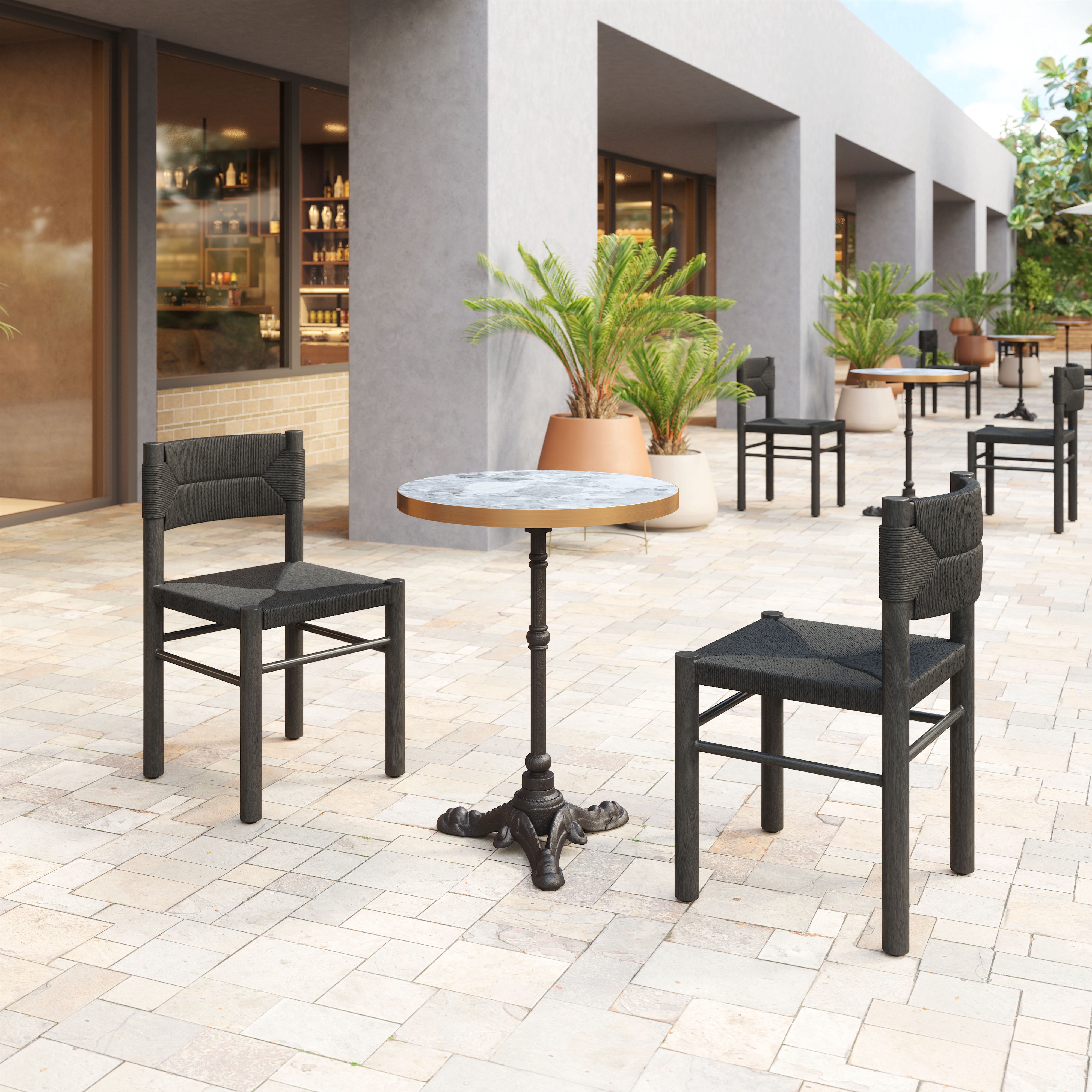 Gazebo Dining Table Multicolor for Resort Patio Furniture - Walmart ...