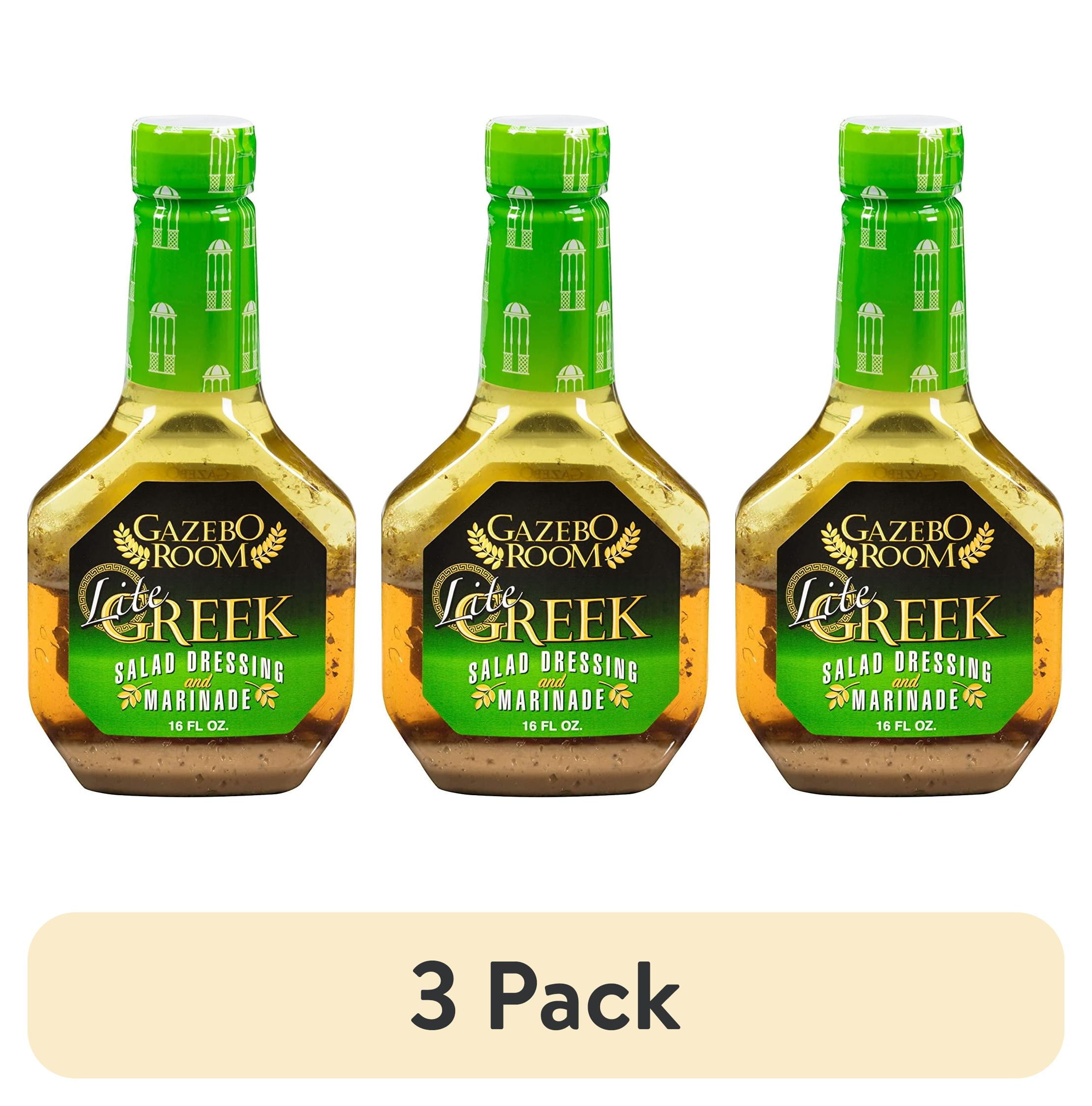 (3 pack) Gazebo Room Lite Greek Salad Dressing & Marinade - Walmart.com