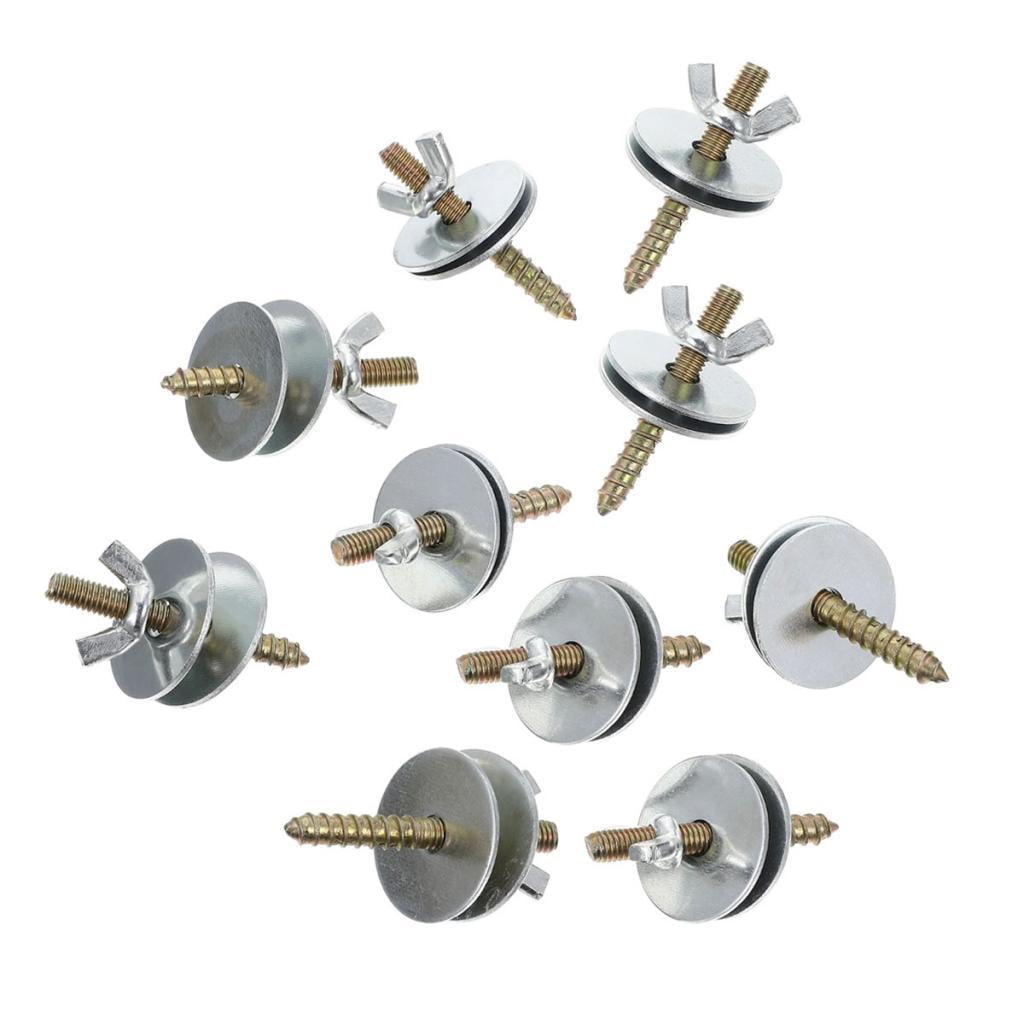 Gazechimp 10 Pieces Bird Cage Perch Screws and Nuts for Building Wood ...