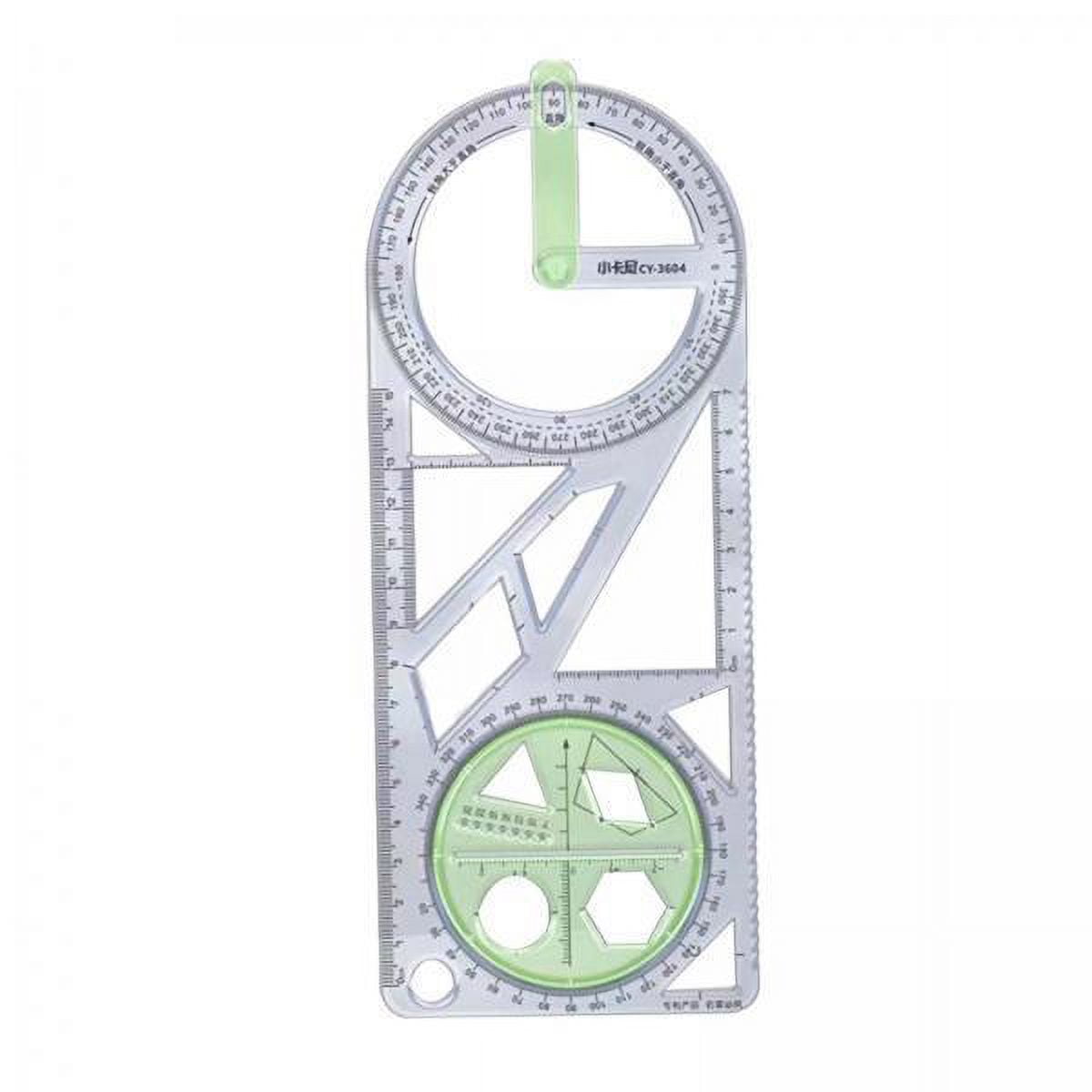 Gazechimp 3-6pack Geometric Ruler Drawing Ruler Measuring Stencil for ...