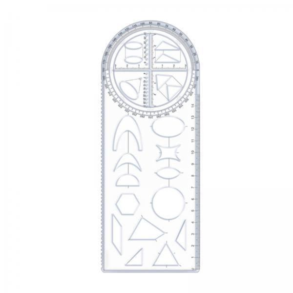 Gazechimp 3xMultifunctional Geometric Ruler Mathematics Drawing ...
