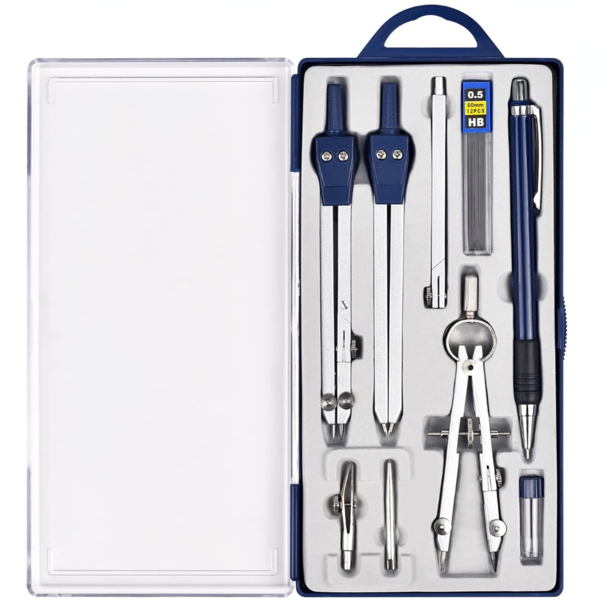 Gazechimp 9pcs Professional Geometry Set Geometry Precision Tool ...