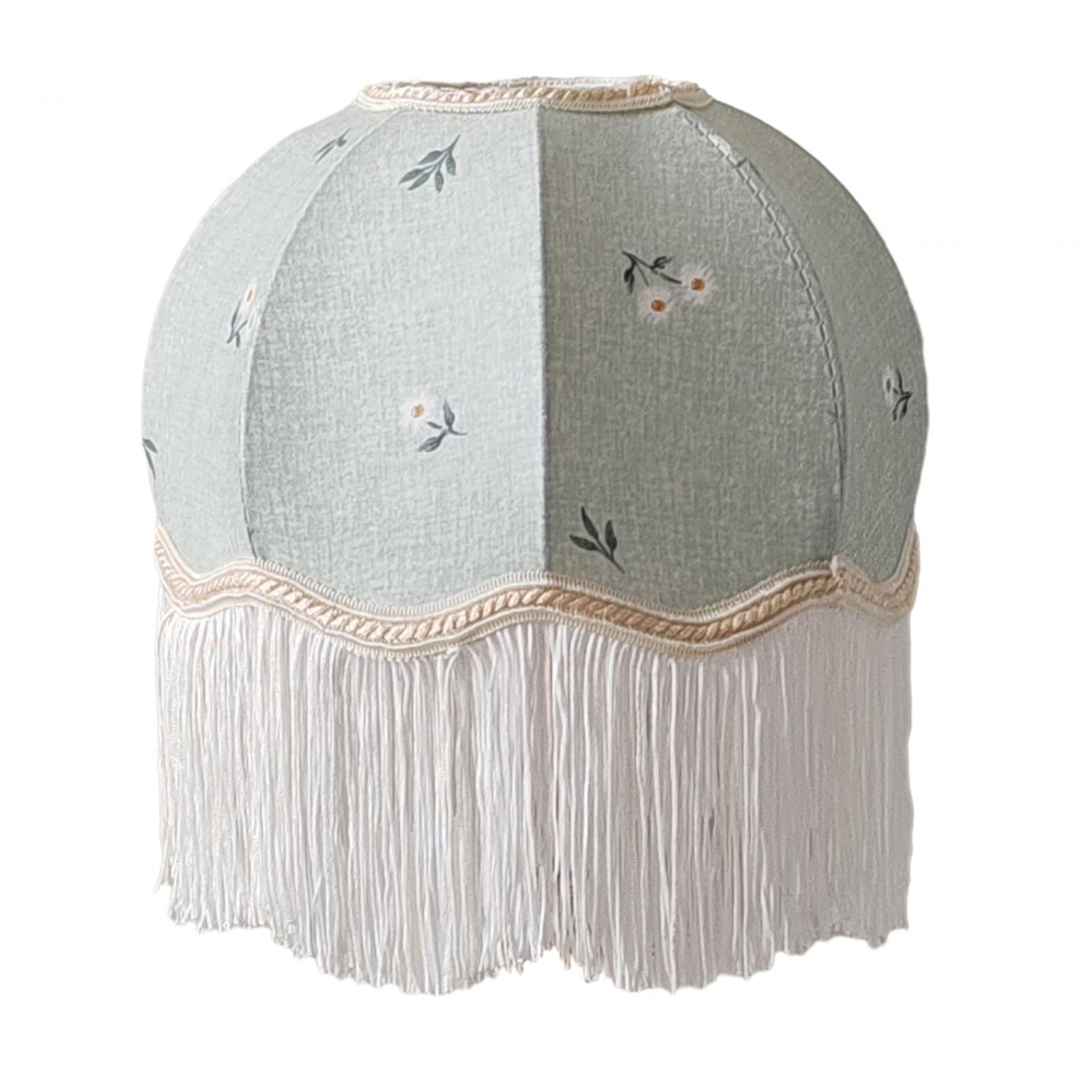 Gazechimp Bedside Light Shade Tassel Fresh Table Lamp Shade for Bedroom ...