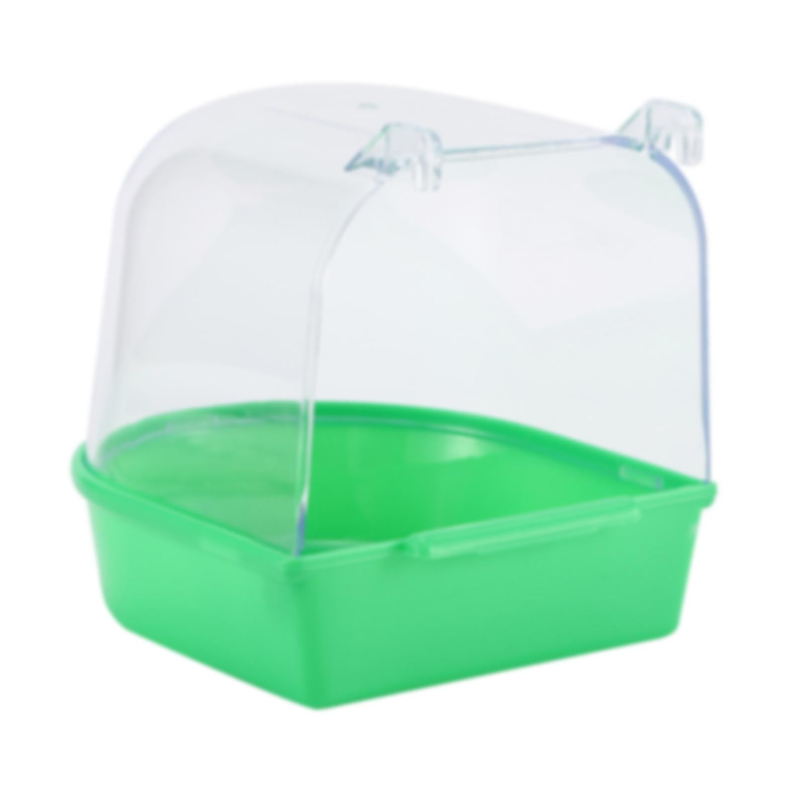 Gazechimp Bird Bath Box Small Birds Budgerigar Parakeets Lovebirds Pet ...