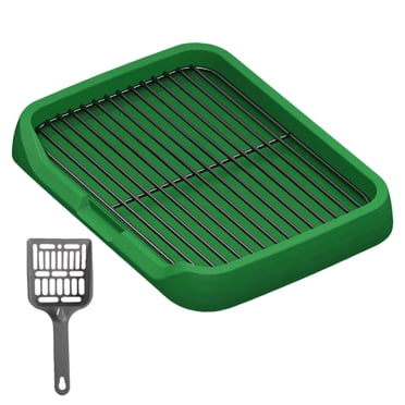 Alpha Dog Series Indoor Dog Pet Puppy Potty Training Toilet Tray Pad ...